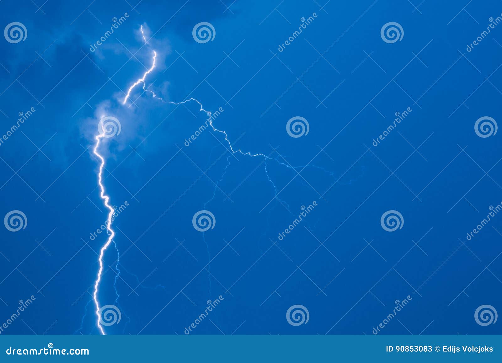The Wrath of God, Lightning Power. Stock Image - Image of electricity ...