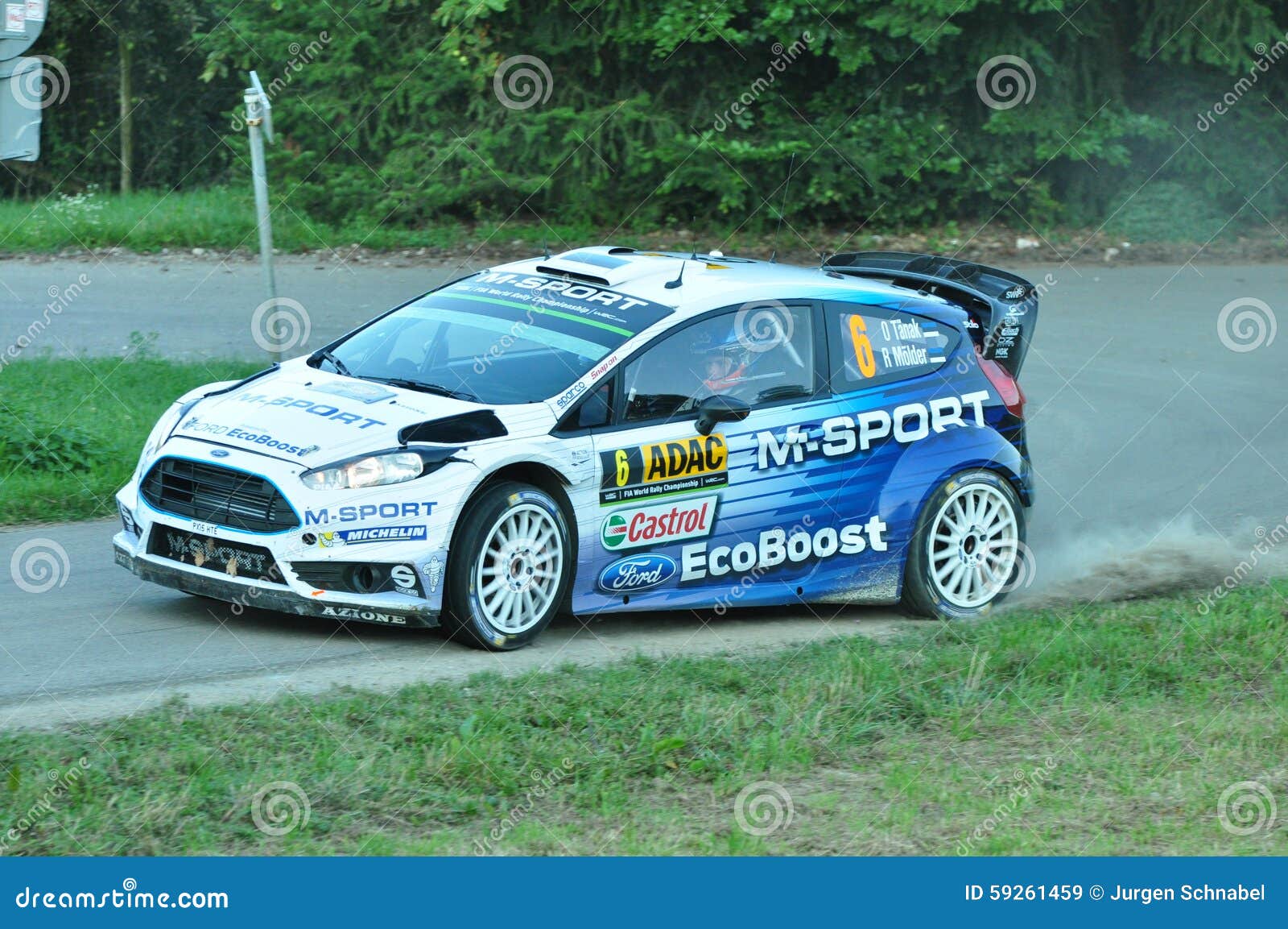 WRC Germany 2015 - Ott Tanak - Stein Editorial Stock Image - Image of ...
