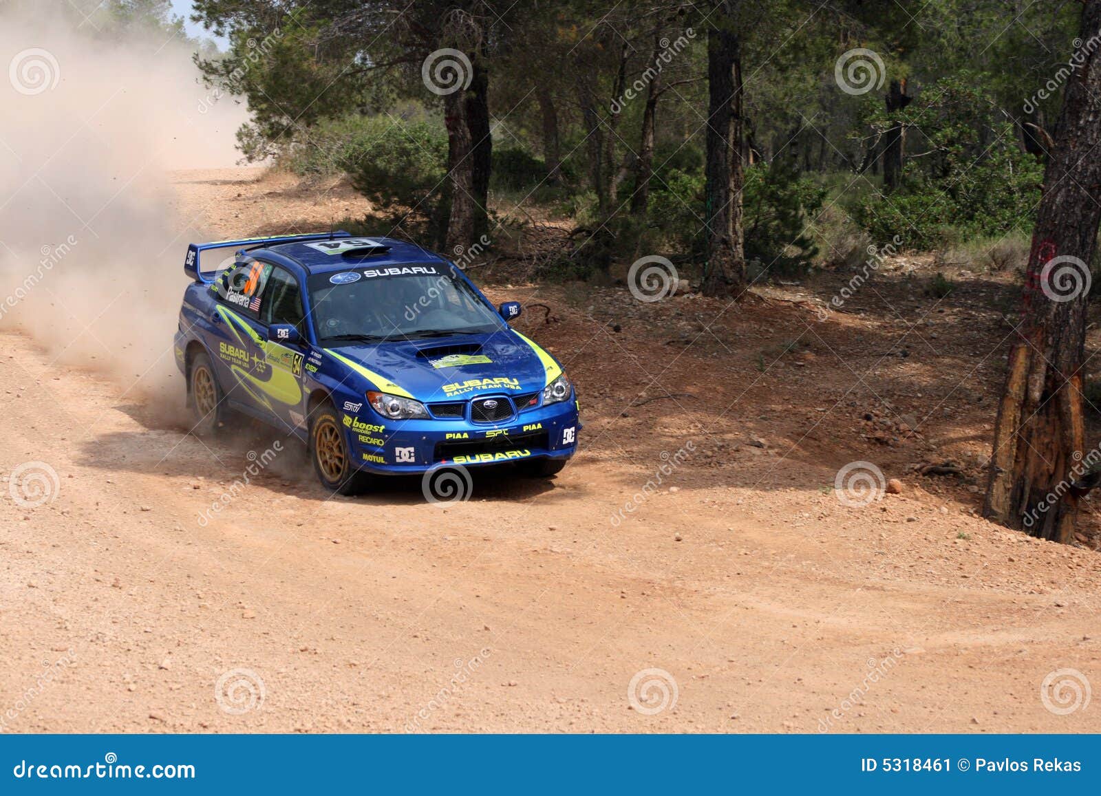 WRC Rally Acropolis Race Car Editorial Photo - Image of rocks, stones ...