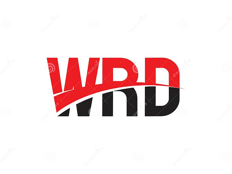 WRD Letter Initial Logo Design Vector Illustration Stock Vector ...