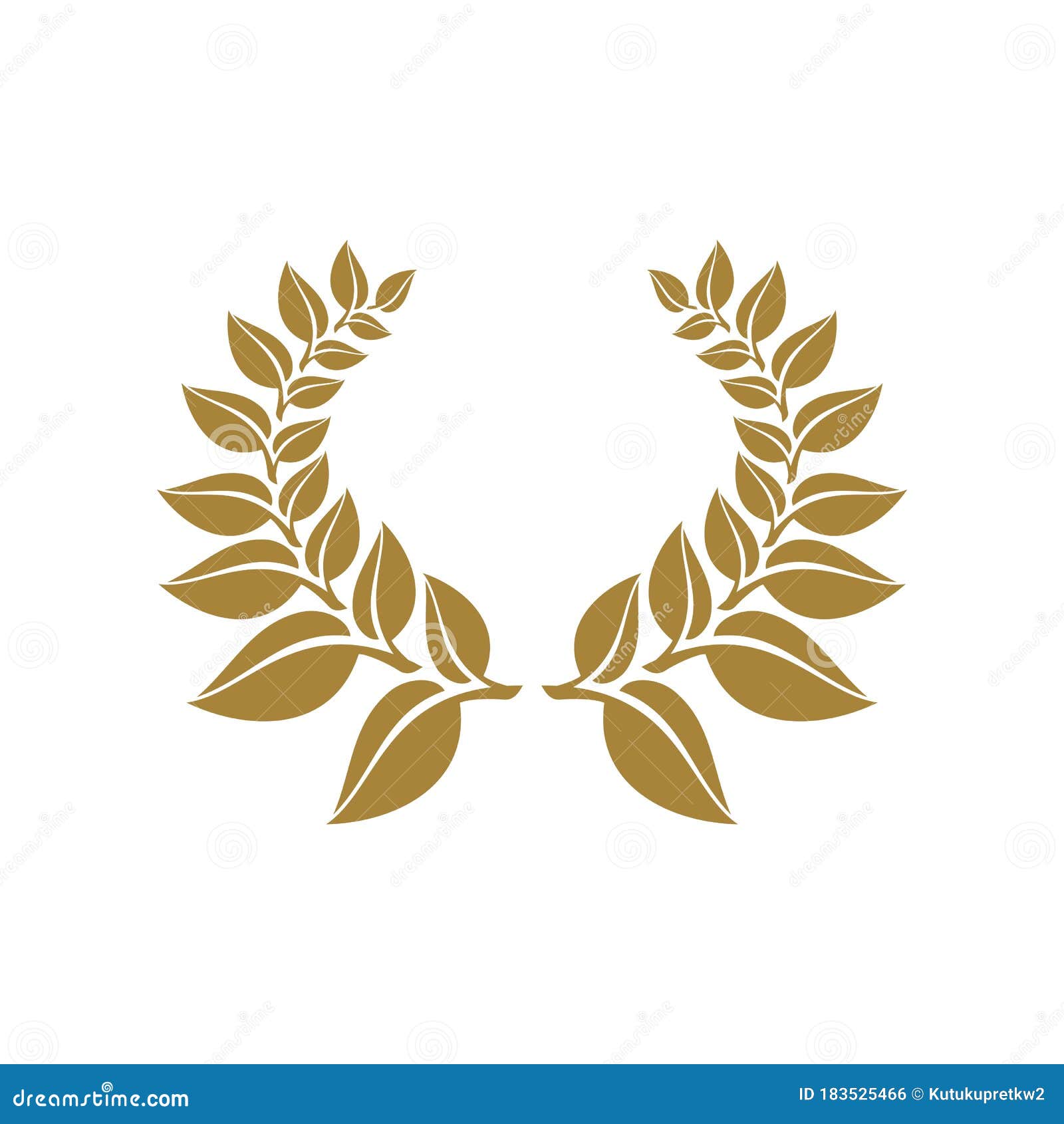 Wreath Crest Vector Logo Template Illustration Design. Vector EPS 10 ...