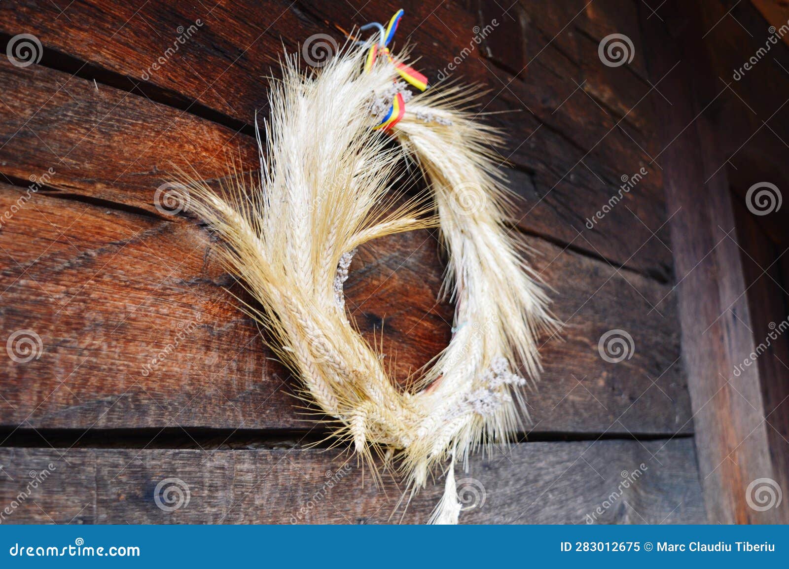 A Wreath of Ears of Corn, the Symbol of Prosperity Stock Image - Image ...