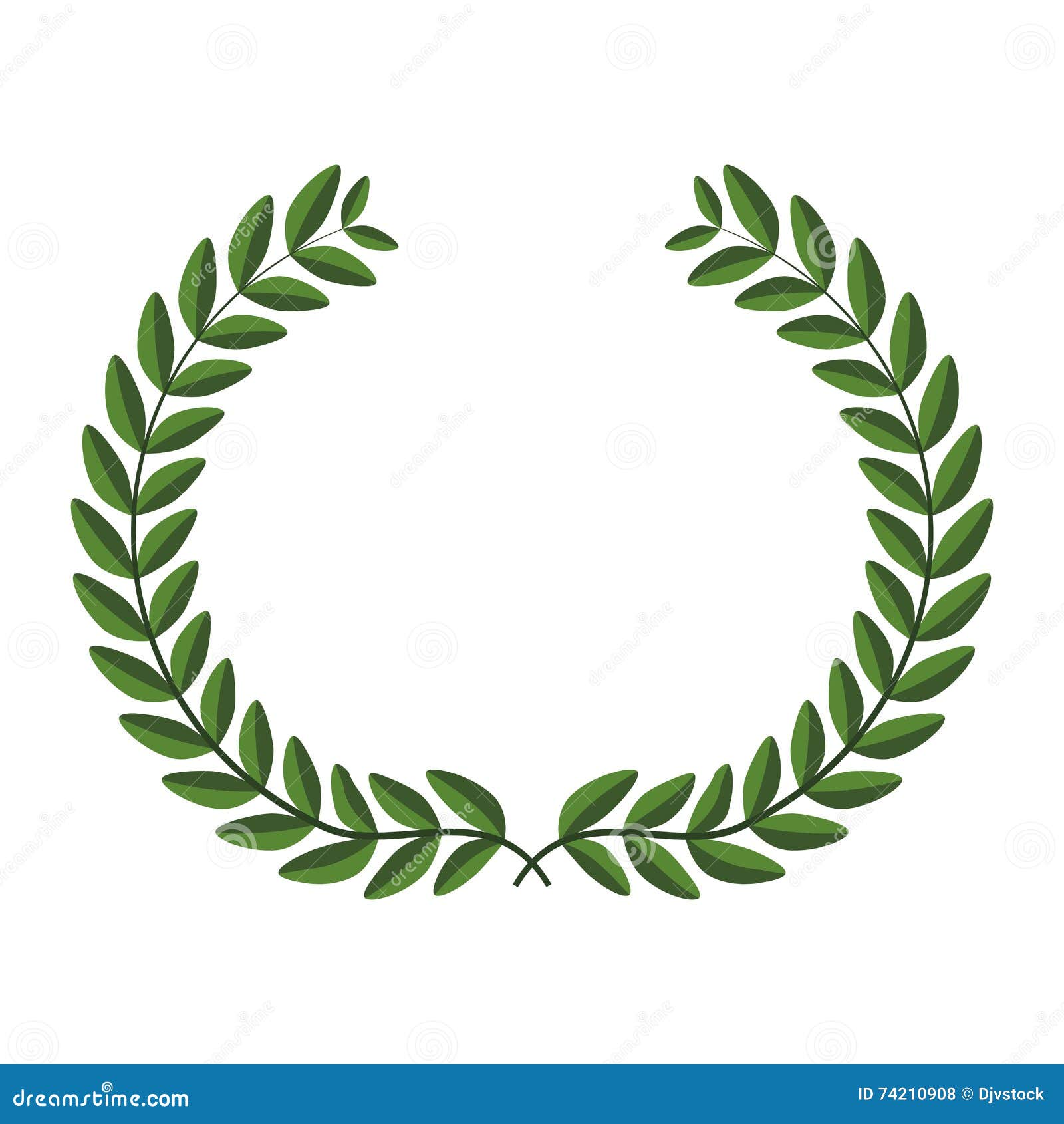 Wreath Icon. Rustic Design. Vector Graphic Stock Vector - Illustration ...