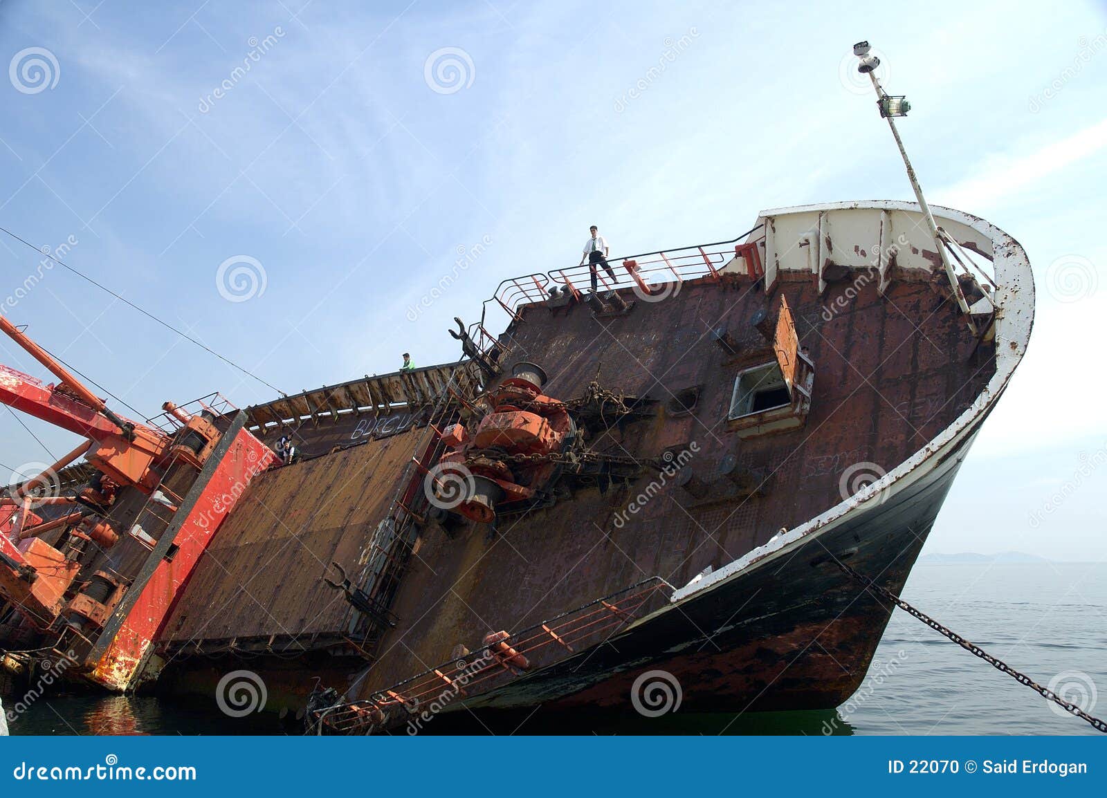 Wreck stock photo. Image of cargo, sailor, seashore, sail - 22070