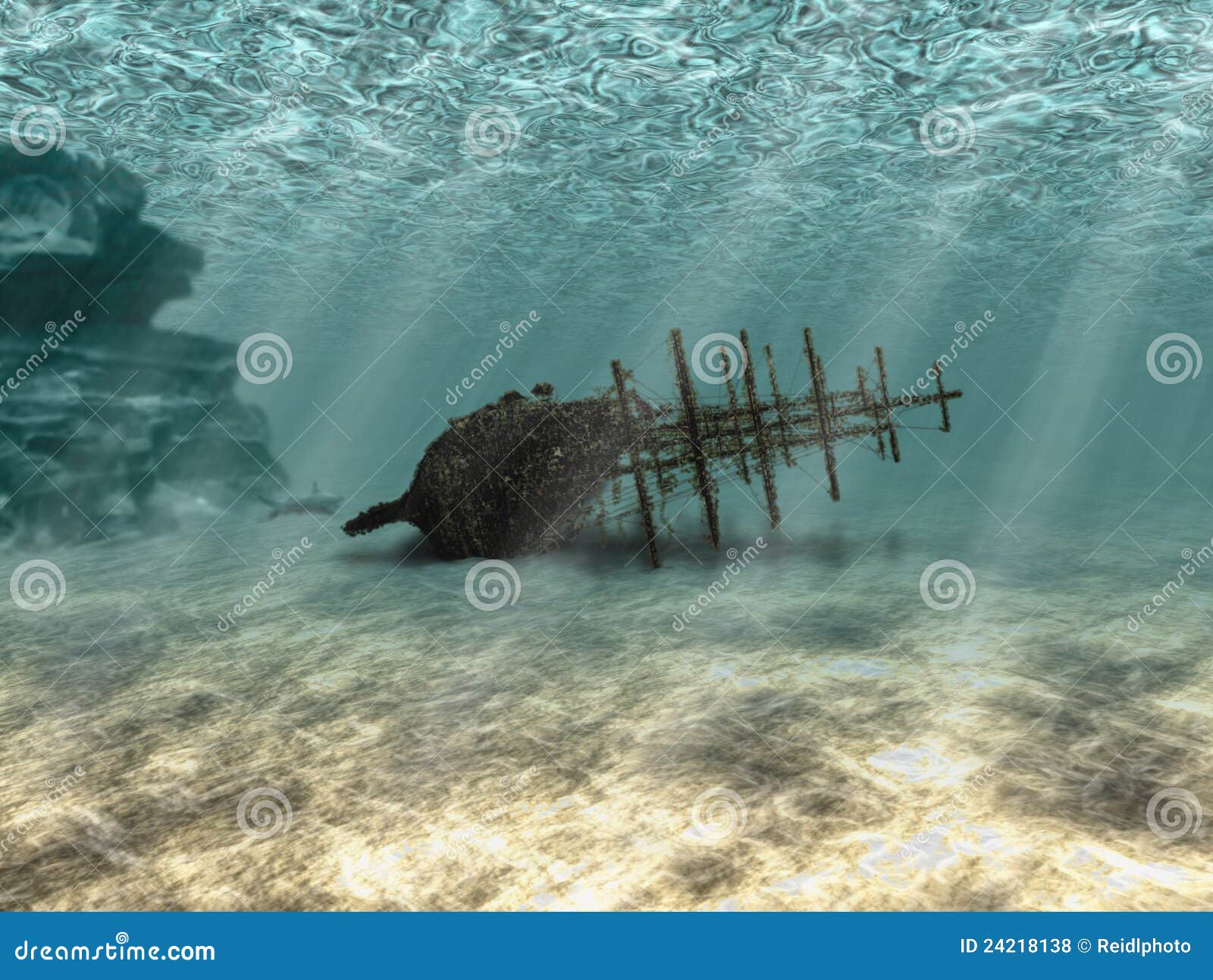 Wreck stock photo. Image of coral, rust, marine, holiday - 24218138