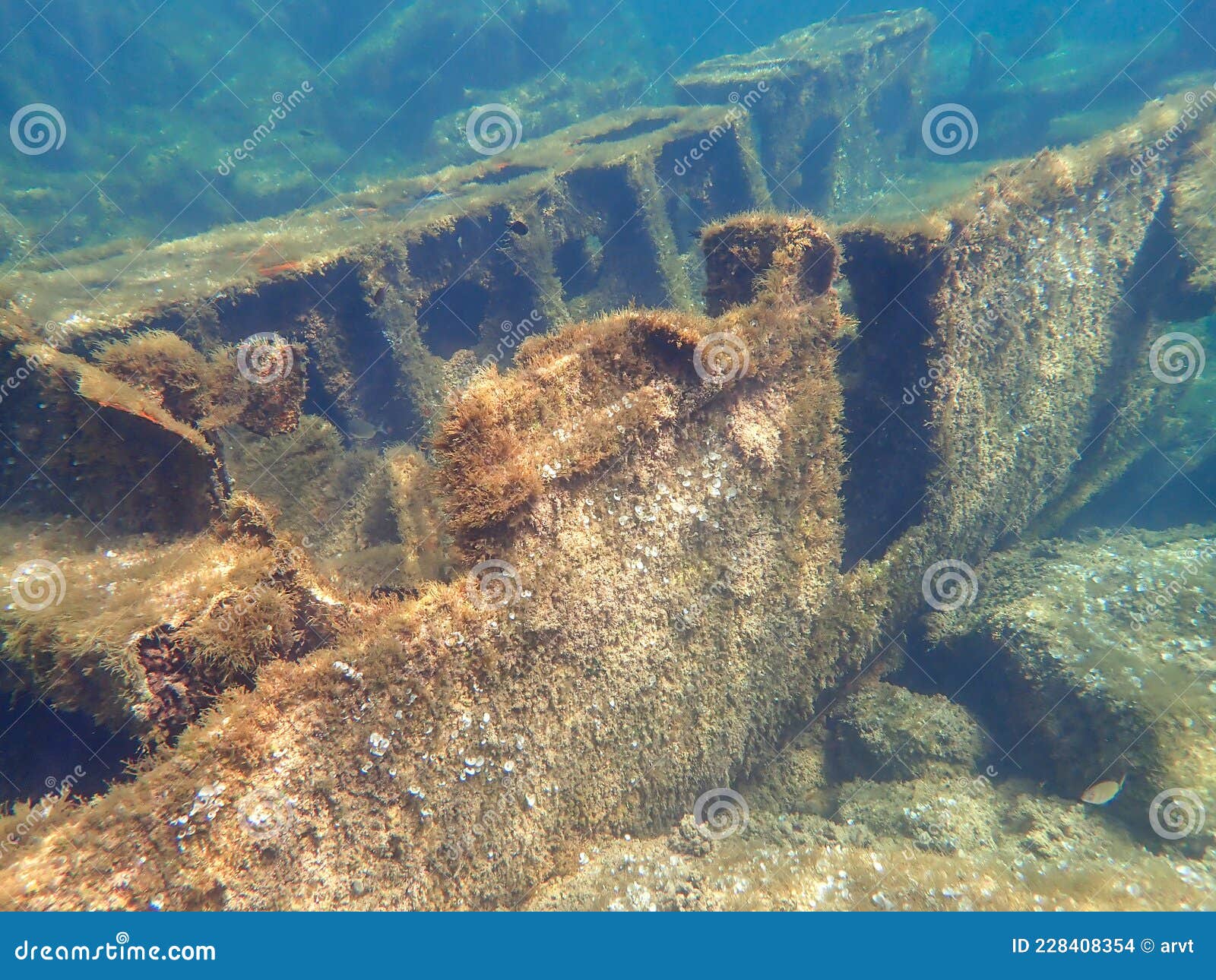 Wreck of the Merchant Ship Benil Stock Photo - Image of benil, oxide ...