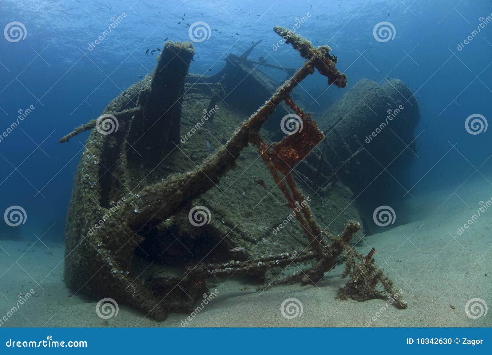 Wreck underwater stock photo. Image of silent, undersea - 10342630