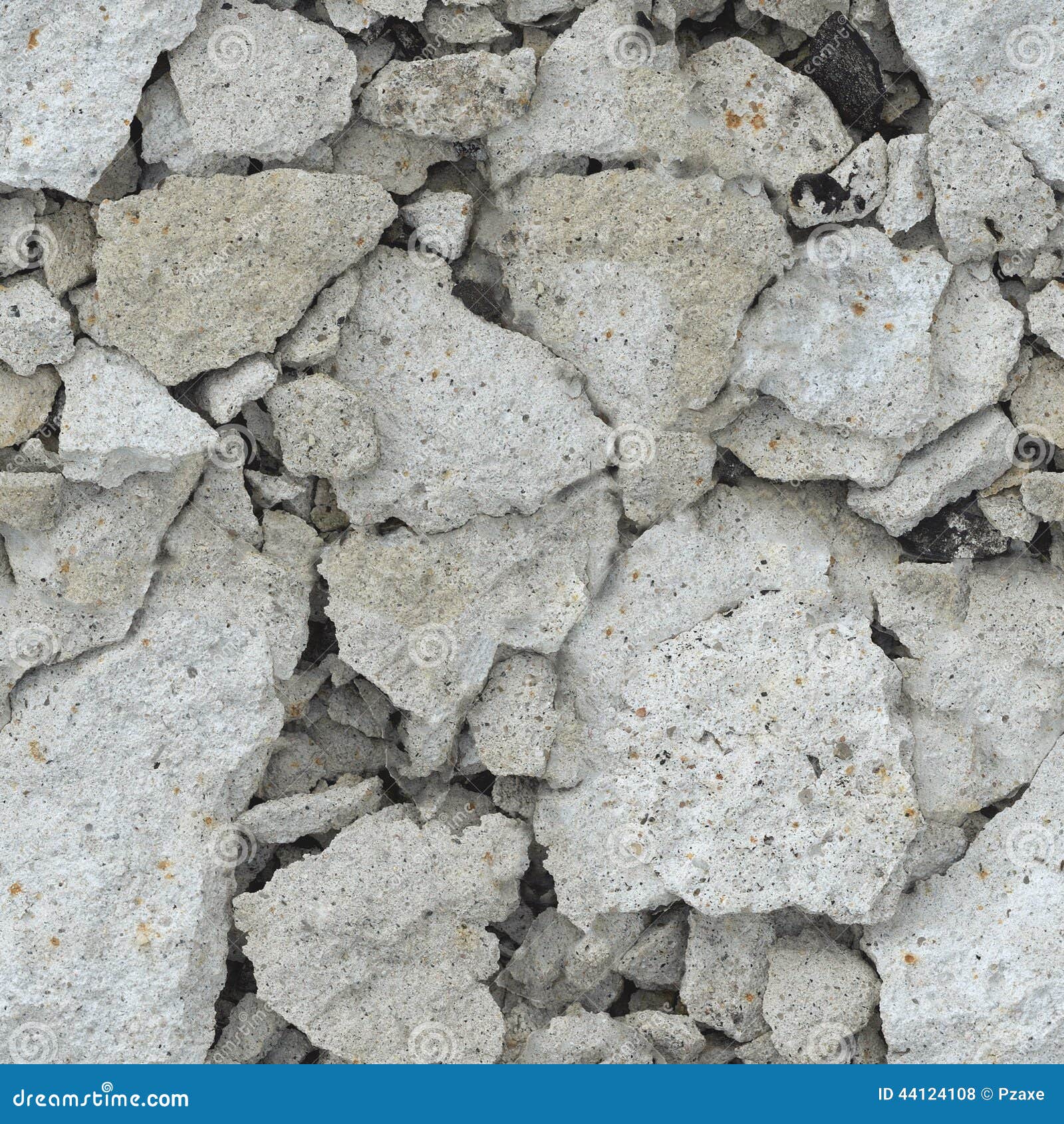 Wreckage of Concrete - Seamless Background Stock Photo - Image of ...