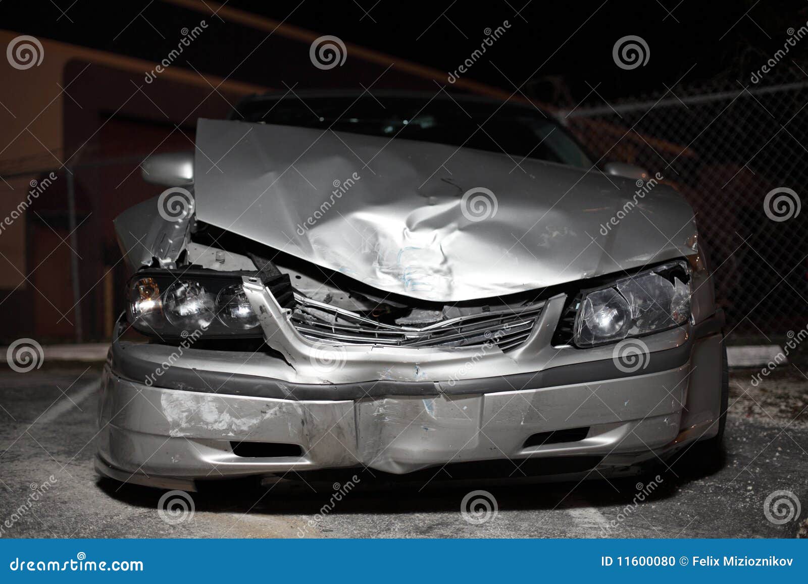 Wrecked Automobile stock photo. Image of automobile, break - 11600080