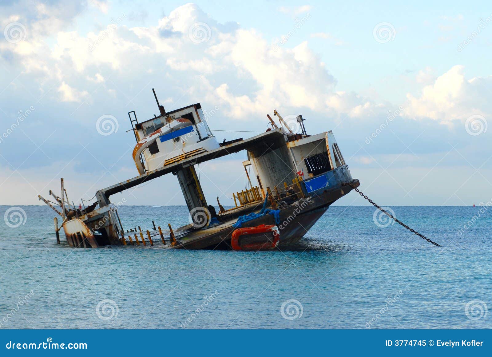 Wrecked Car Ferry stock image. Image of pattern, rusty - 3774745