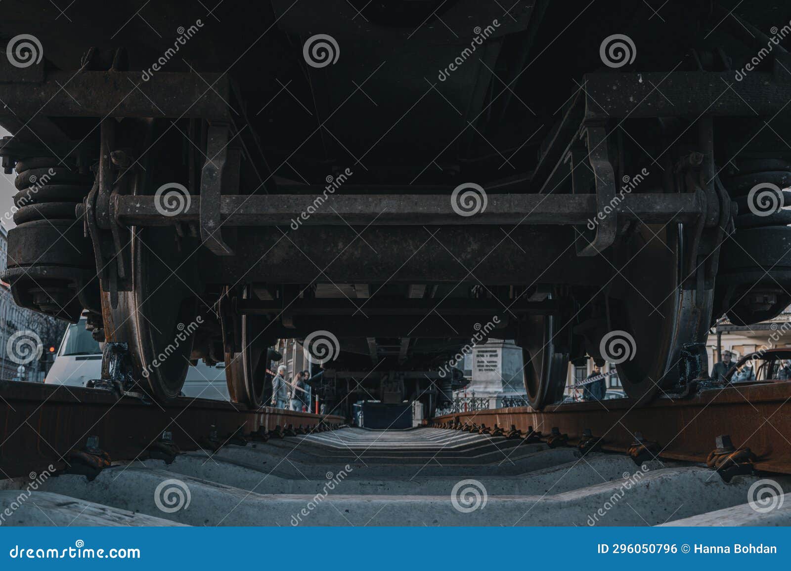 The Wrecked Train Stands on the Tracks Editorial Photo - Image of ...