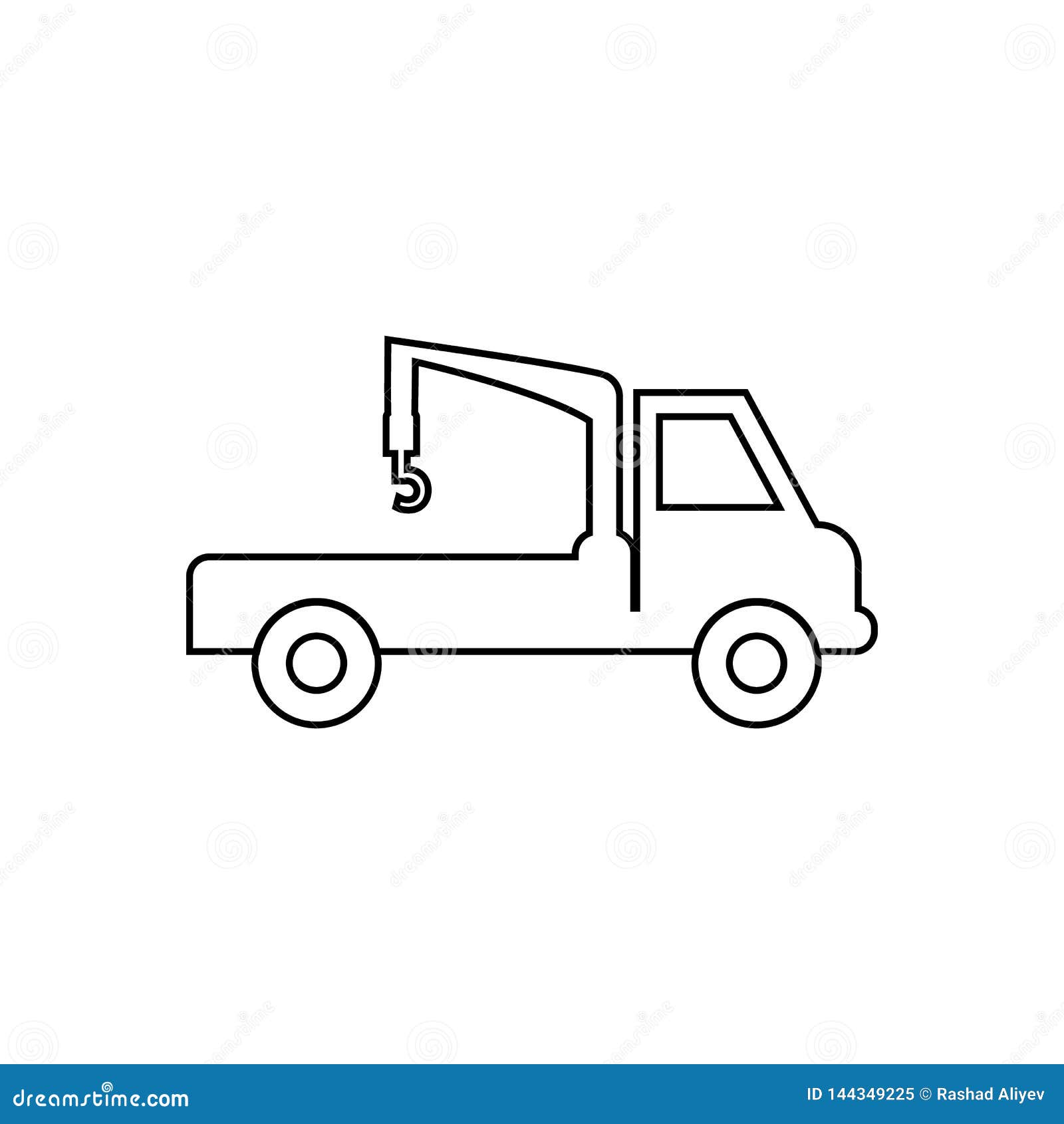 Wrecker Icon. Detailed Set Of Transport Icons. Premium Quality Graphic ...