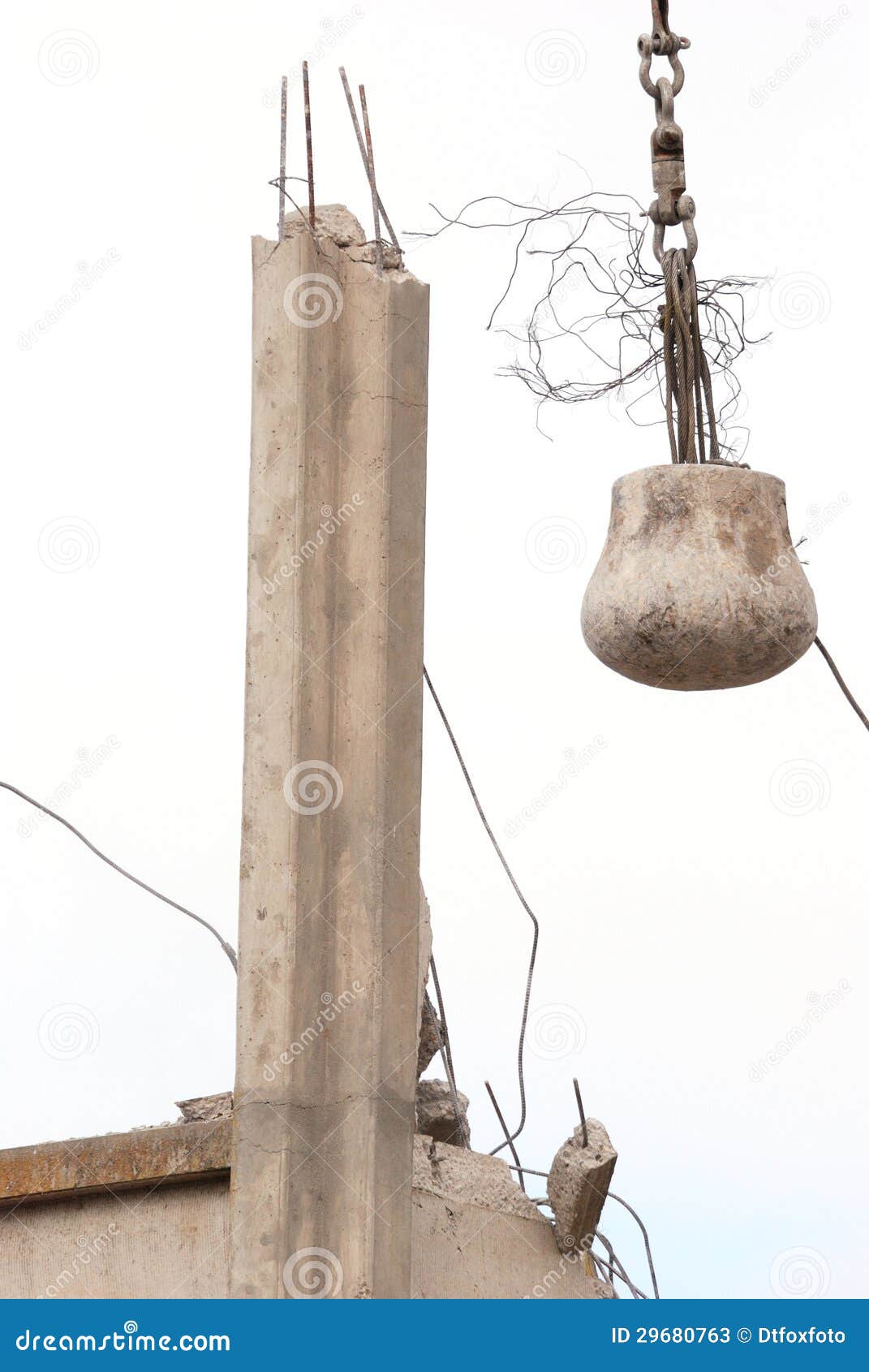Wrecking Ball stock image. Image of destroy, collapse - 29680763
