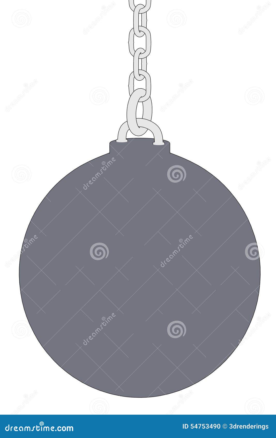 Wrecking Ball stock illustration. Illustration of graphics - 54753490