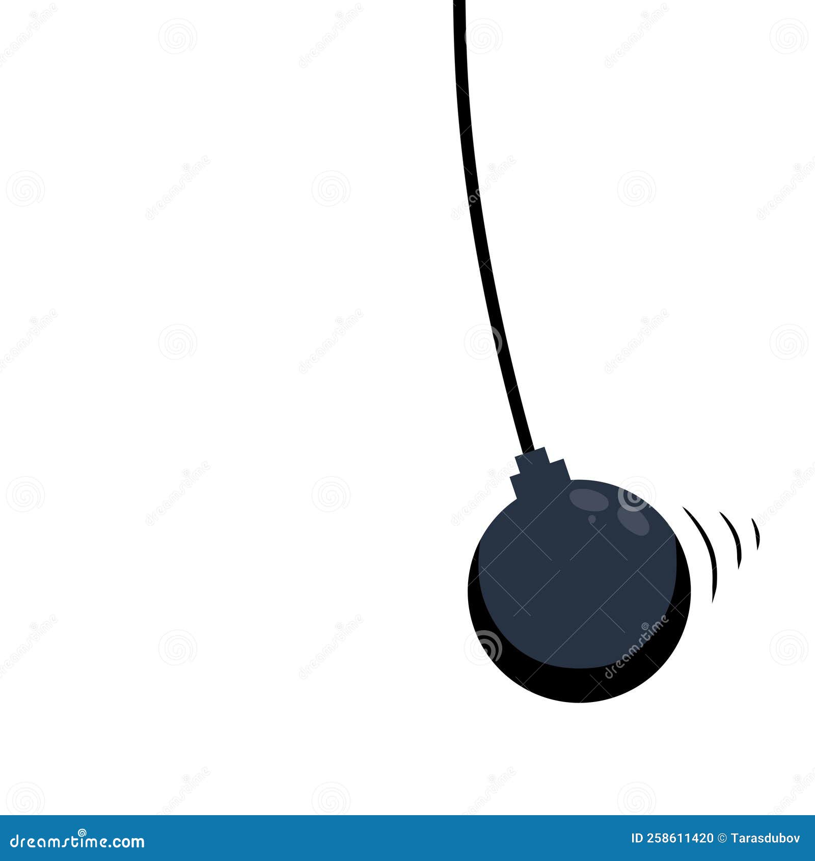 Wrecking Ball. Demolition of the House Stock Vector - Illustration of ...