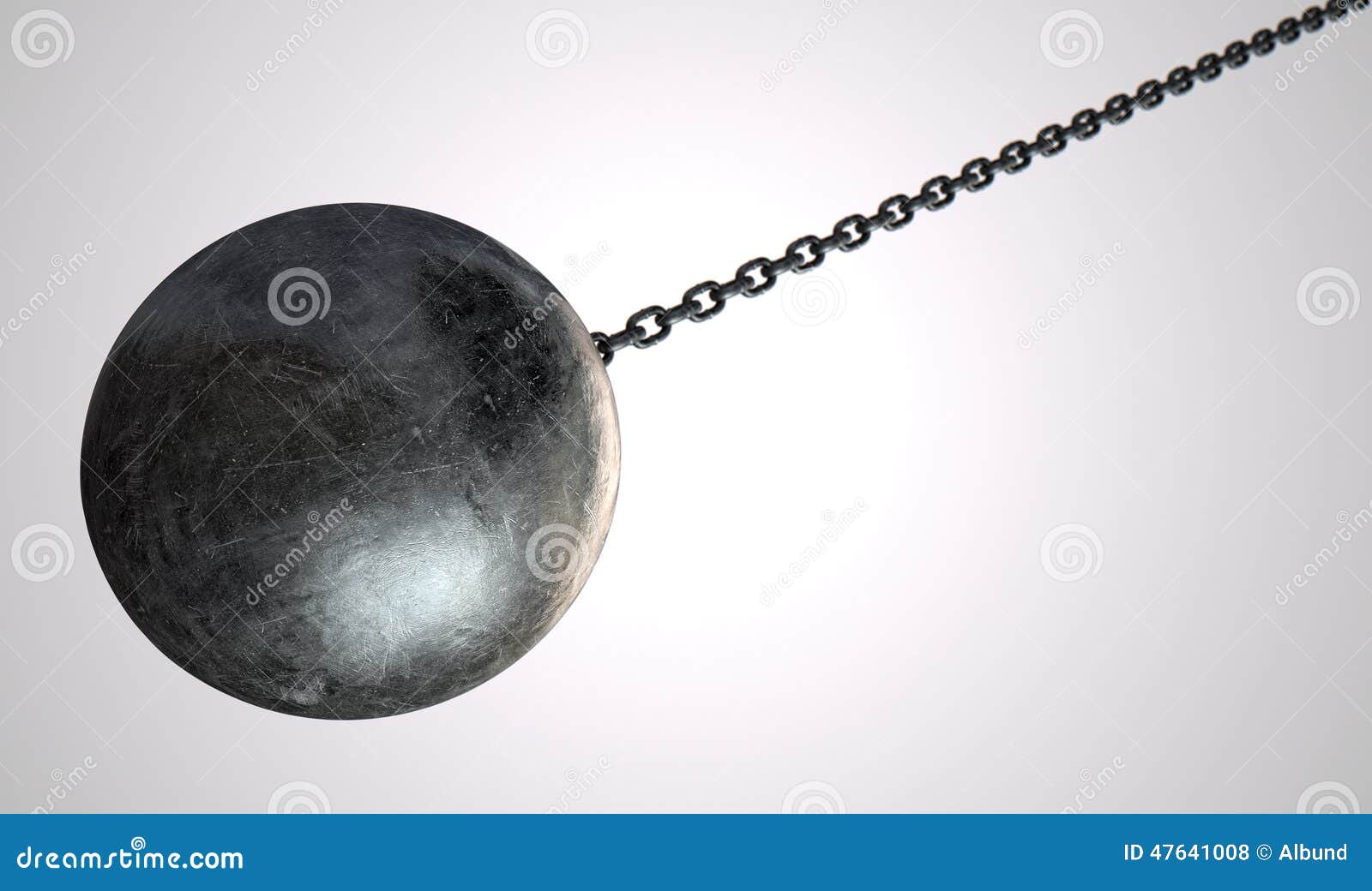 Wrecking Ball Explosive Mine Stock Image | CartoonDealer.com #123190171