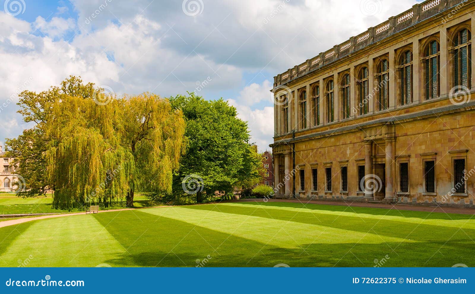 Wren Library in Trinity College Stock Image - Image of facade, college ...