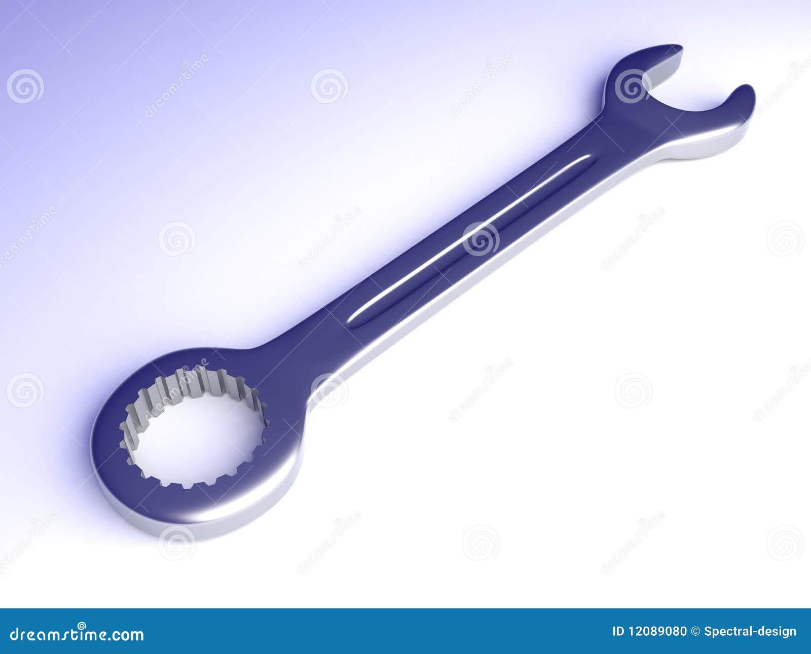 Wrench stock illustration. Illustration of utility, render - 12089080