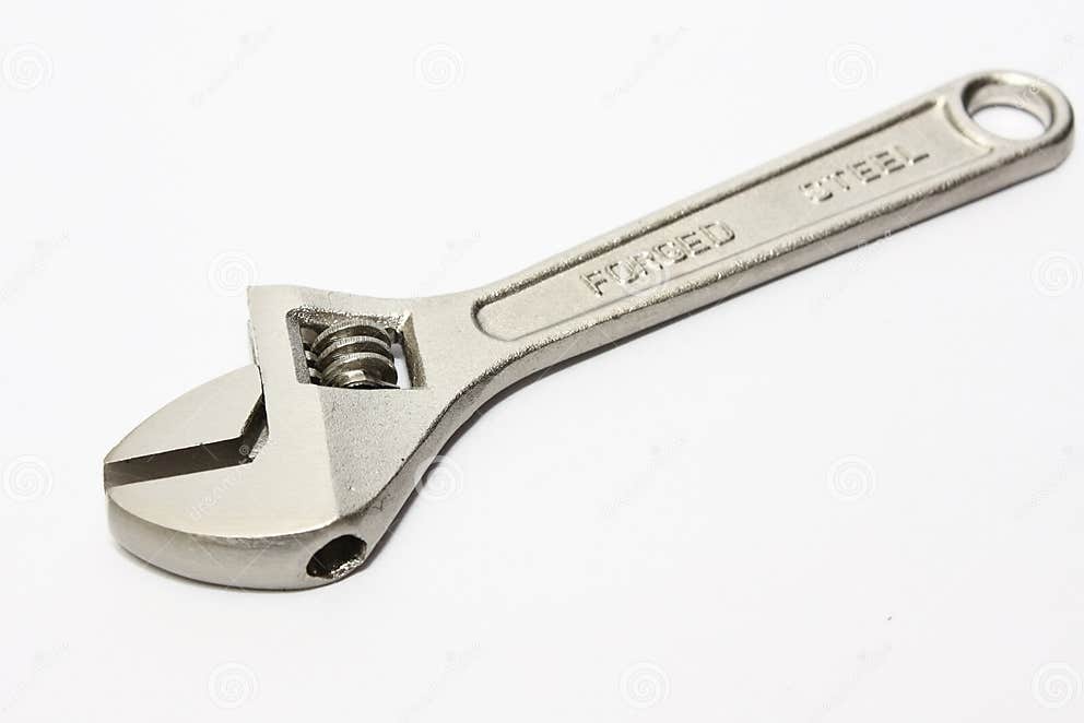 Wrench stock image. Image of tool, isolated, fixing, construction ...
