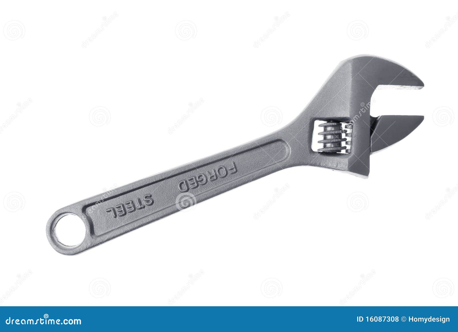 Wrench stock photo. Image of adjustable, steel, solid - 16087308