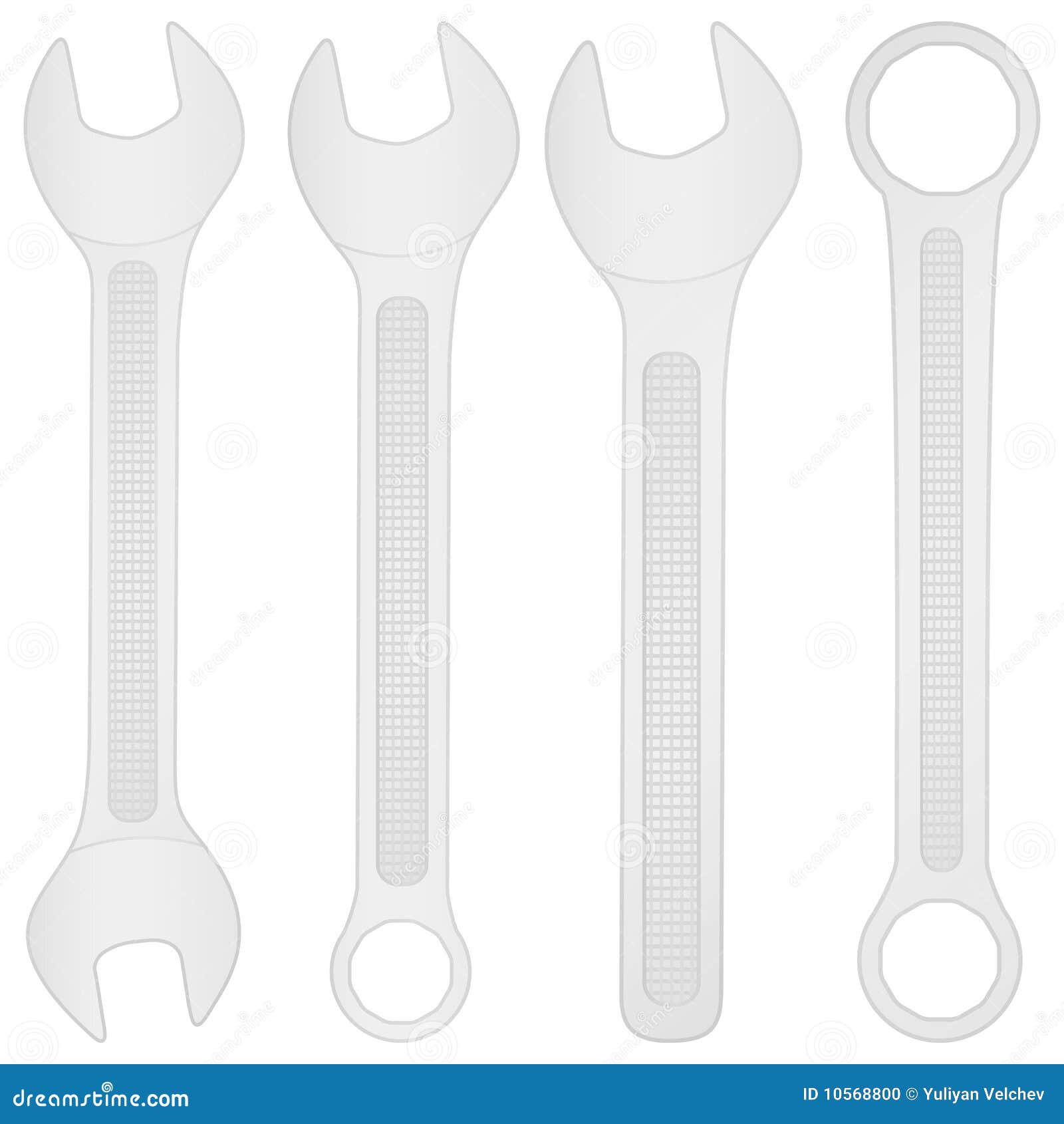 Wrench 2 stock vector. Illustration of work, tool, graphic - 10568800