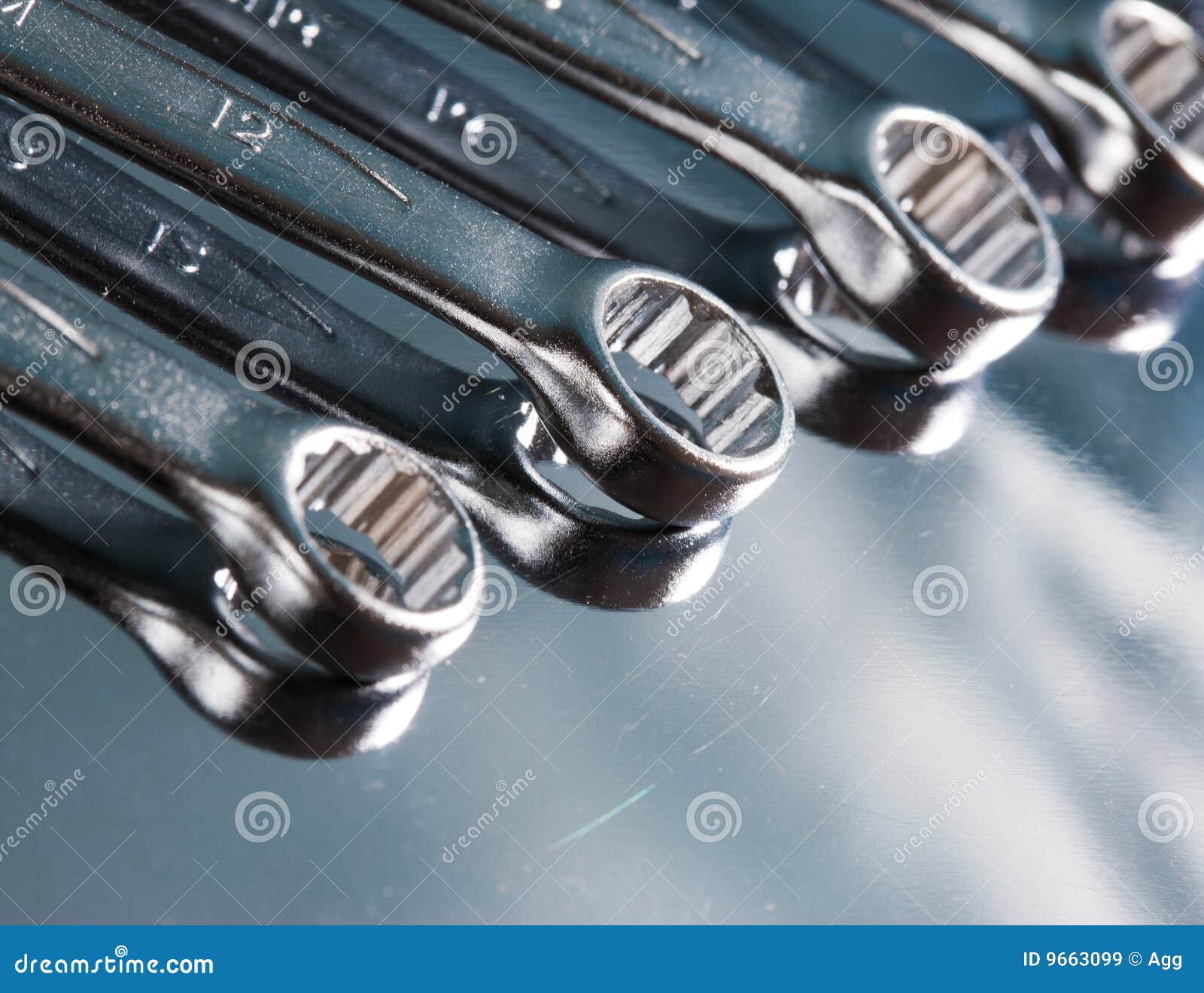 Wrench stock image. Image of metal, hardware, wrench, steel - 9663099