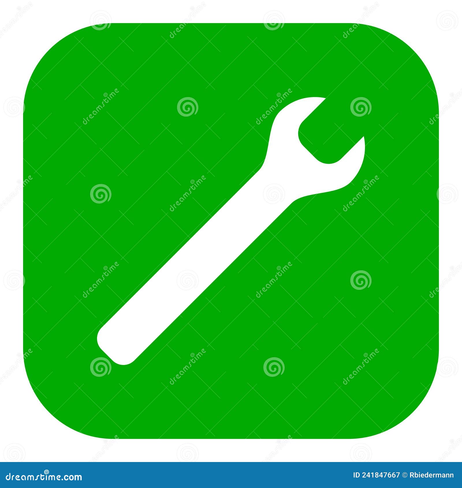 Wrench and app icon stock vector. Illustration of symbol - 241847667