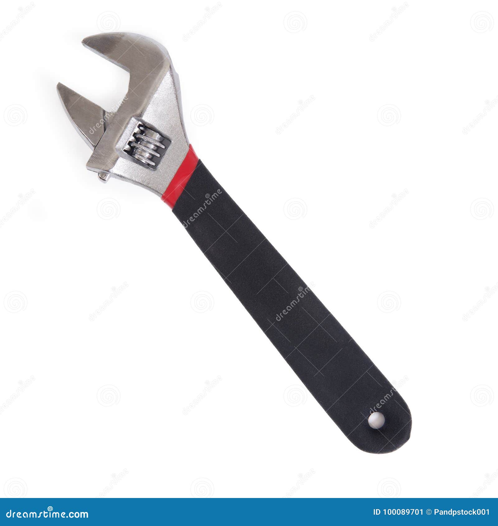 Wrench with Black Rubber Handle. Stock Image - Image of tool, industry ...