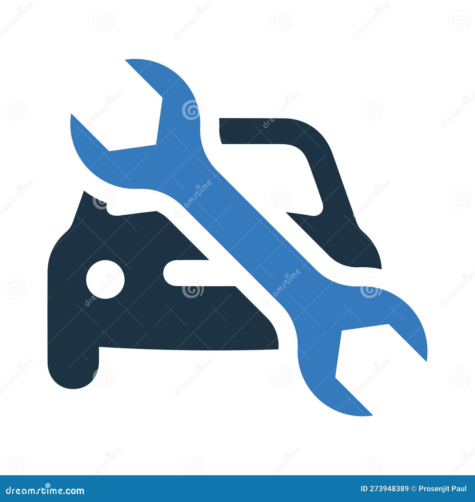 Wrench, Car, Auto Car Repair Icon Stock Vector - Illustration of ...