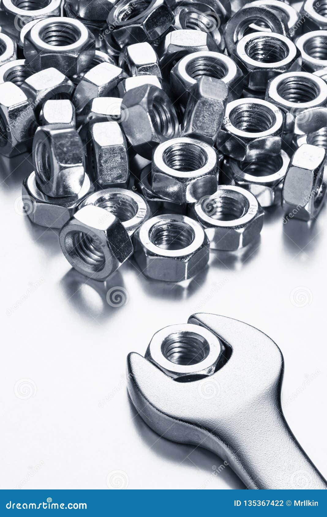 Wrench with Female Screw. Tool Stock Photo - Image of handle, icon ...