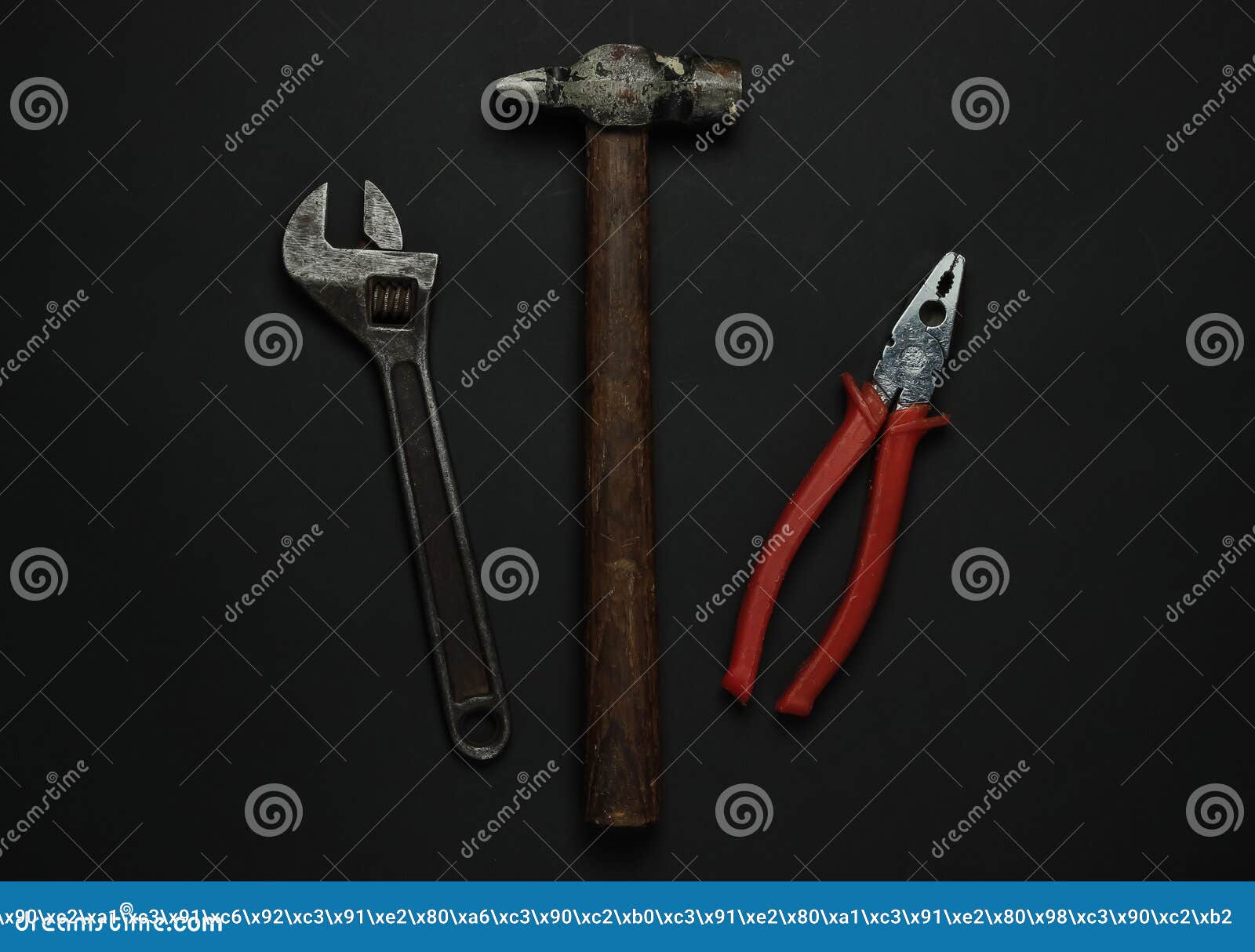 Flat Lay Composition with Different Industrial Working Tools Stock ...