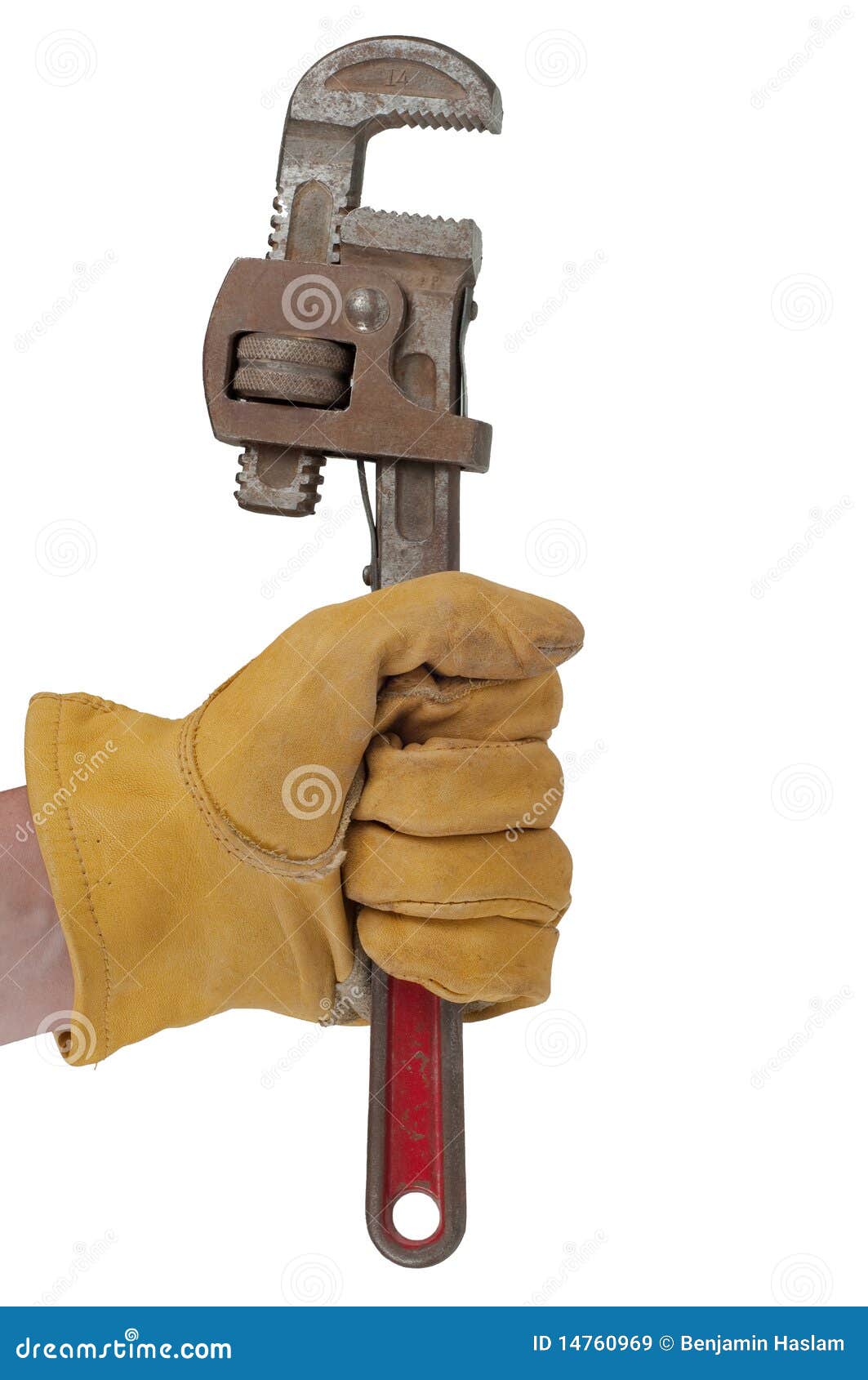 Wrench in Hand stock image. Image of strength, strong - 14760969