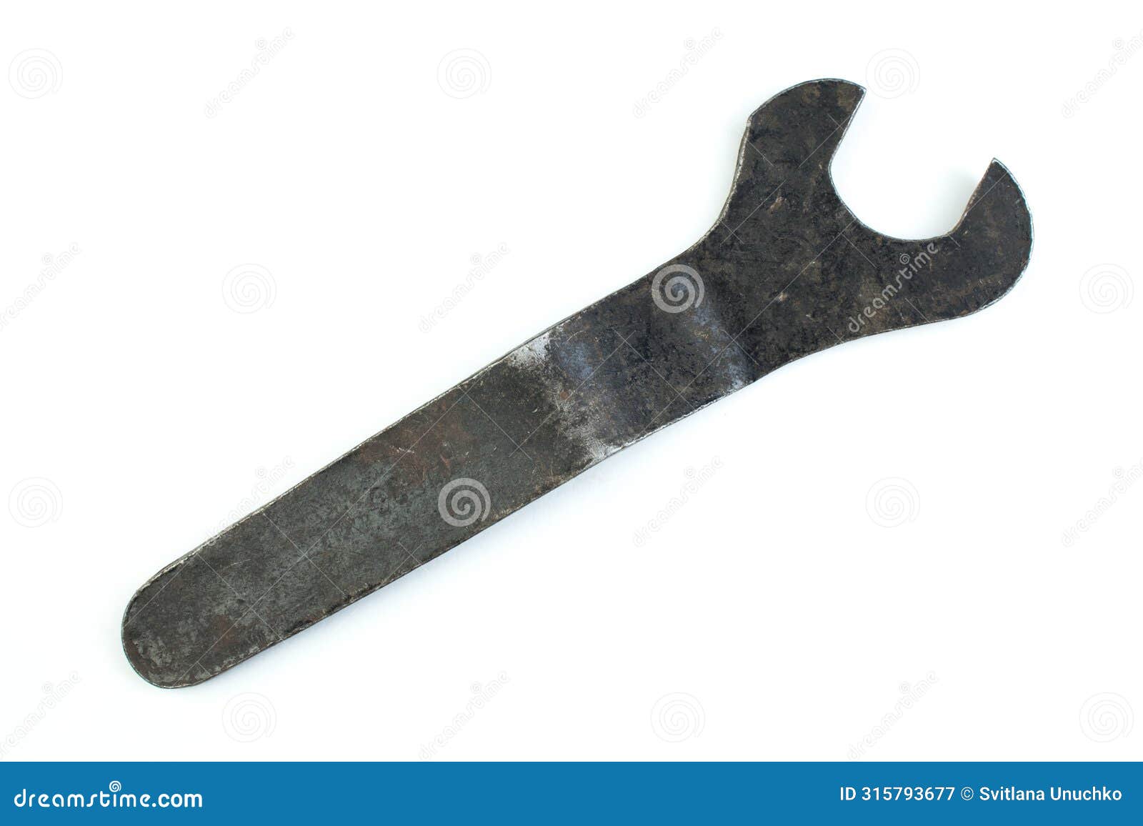 Wrench Isolated on White. Tools Stock Image - Image of engineer, metal ...