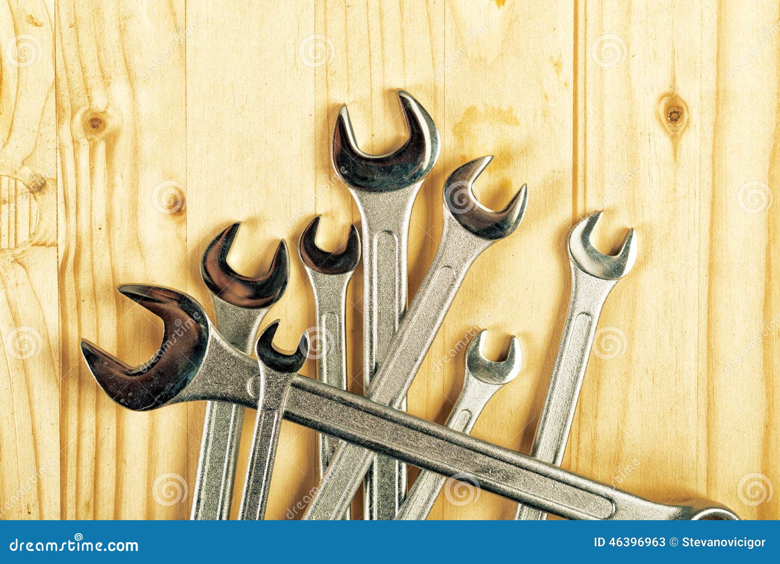 Wrench Jaw Spanner Tools stock image. Image of tools - 46396963