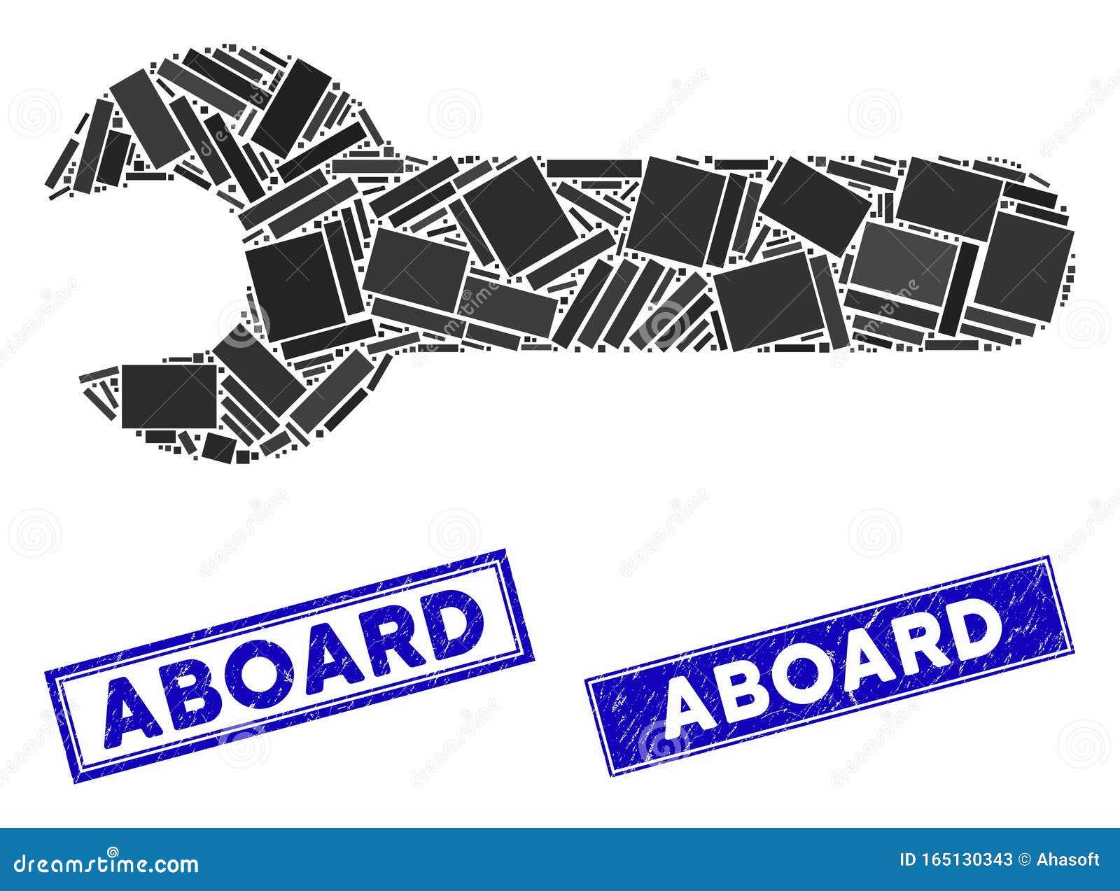 Wrench Mosaic and Grunge Rectangle Aboard Watermarks Stock Vector ...