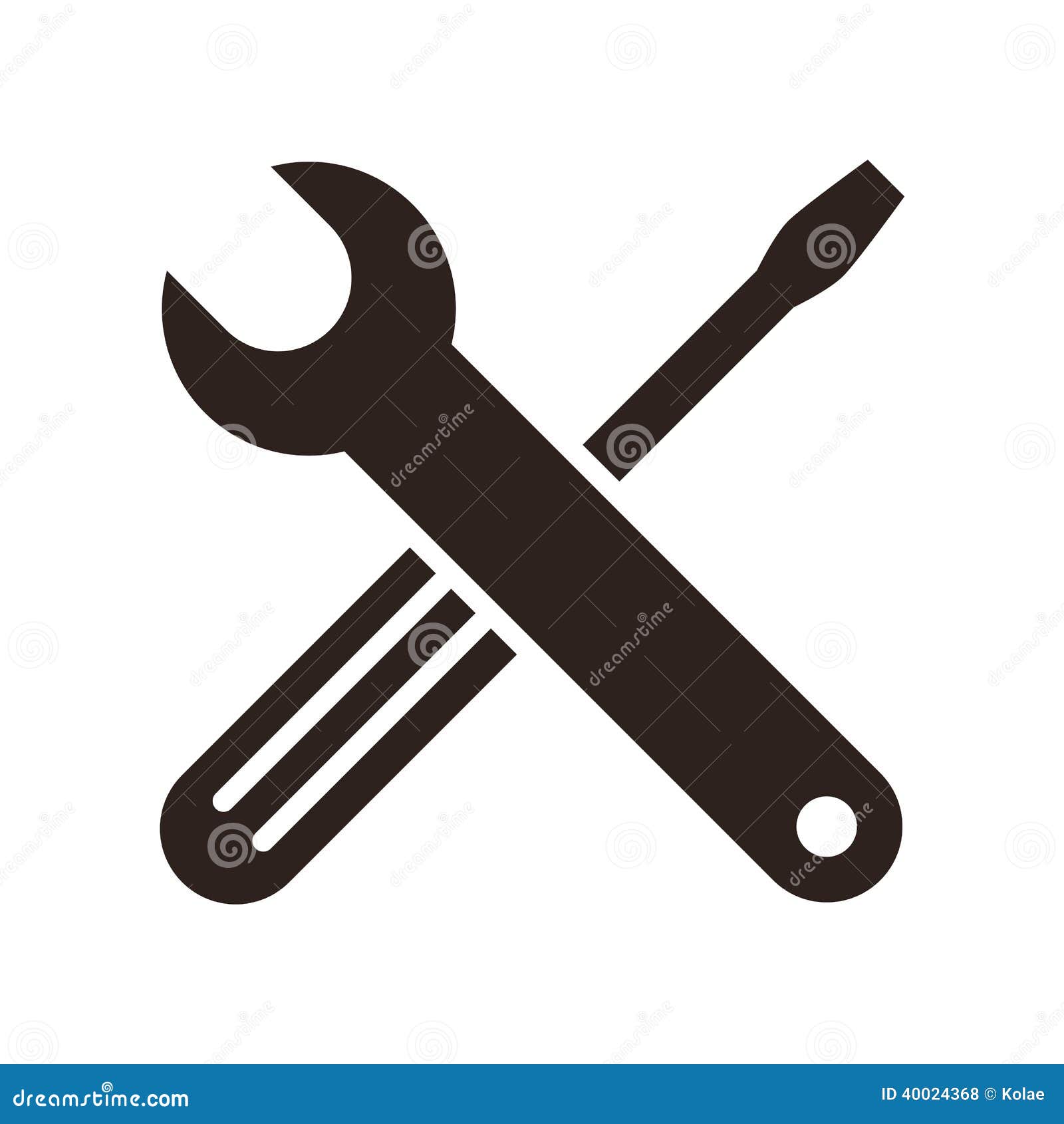 Screwdriver Icon In Trendy Flat Style Isolated On White Background ...