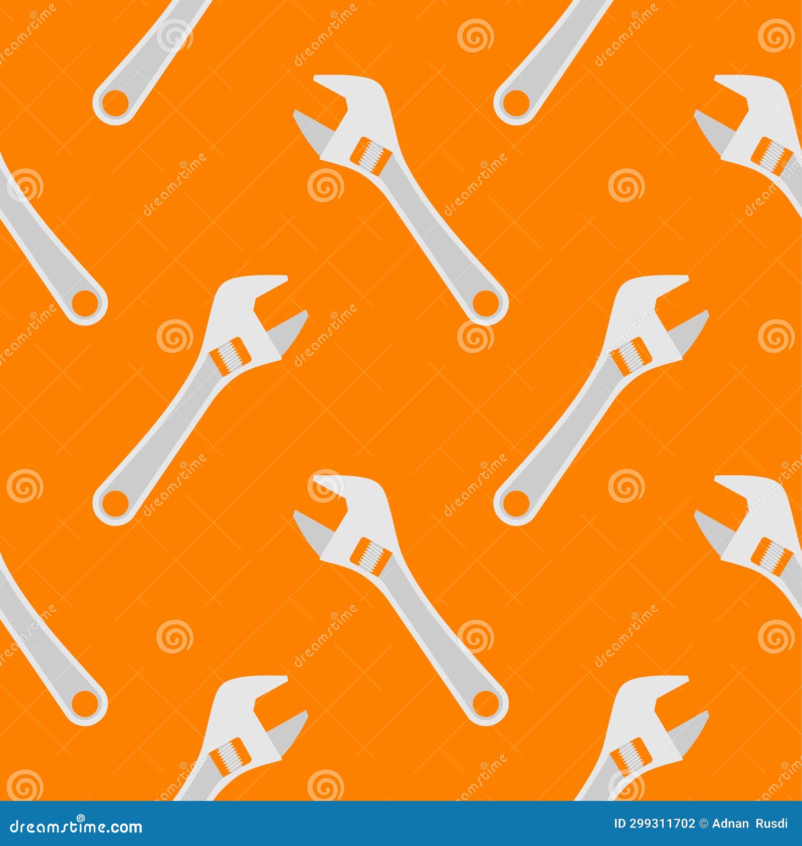 Wrench Seamless Pattern Vector Illustration. Suitable for Backgrounds ...
