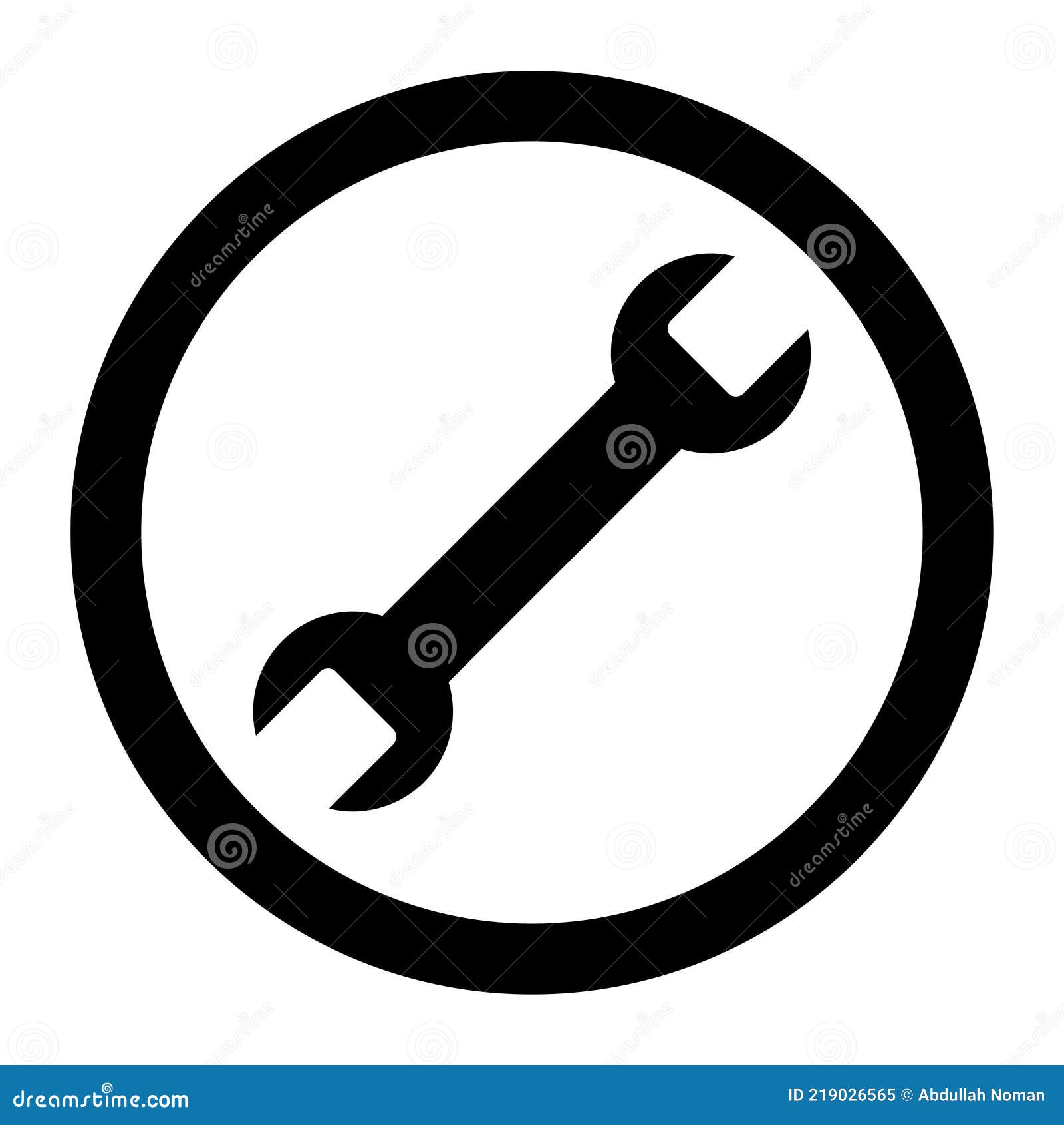 Wrench, Setting Icon Design Stock Vector - Illustration of progress ...
