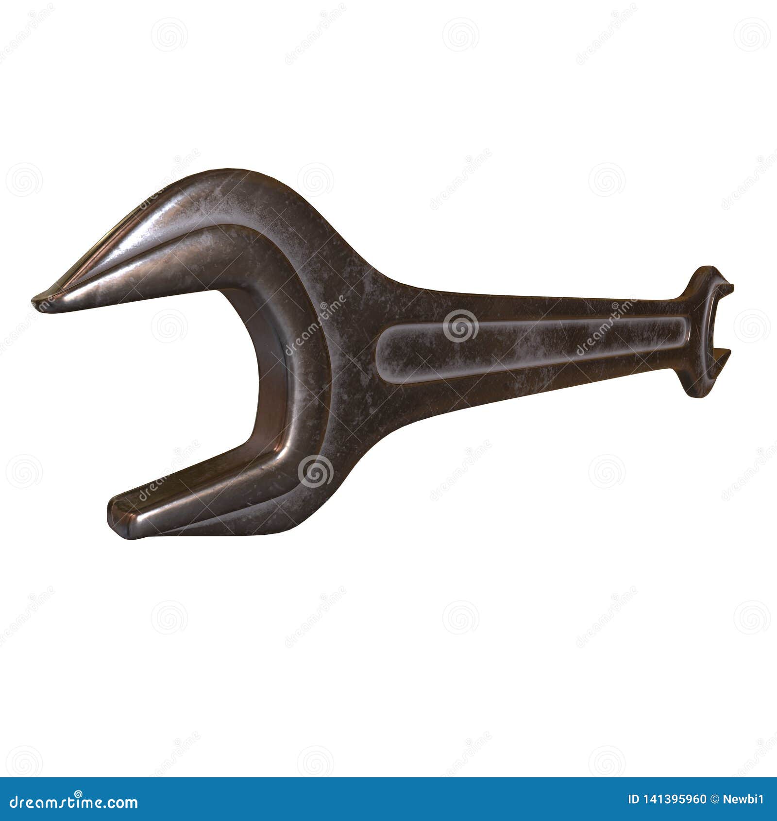 Wrench. Spanner Repair Tool Stock Illustration - Illustration of ...