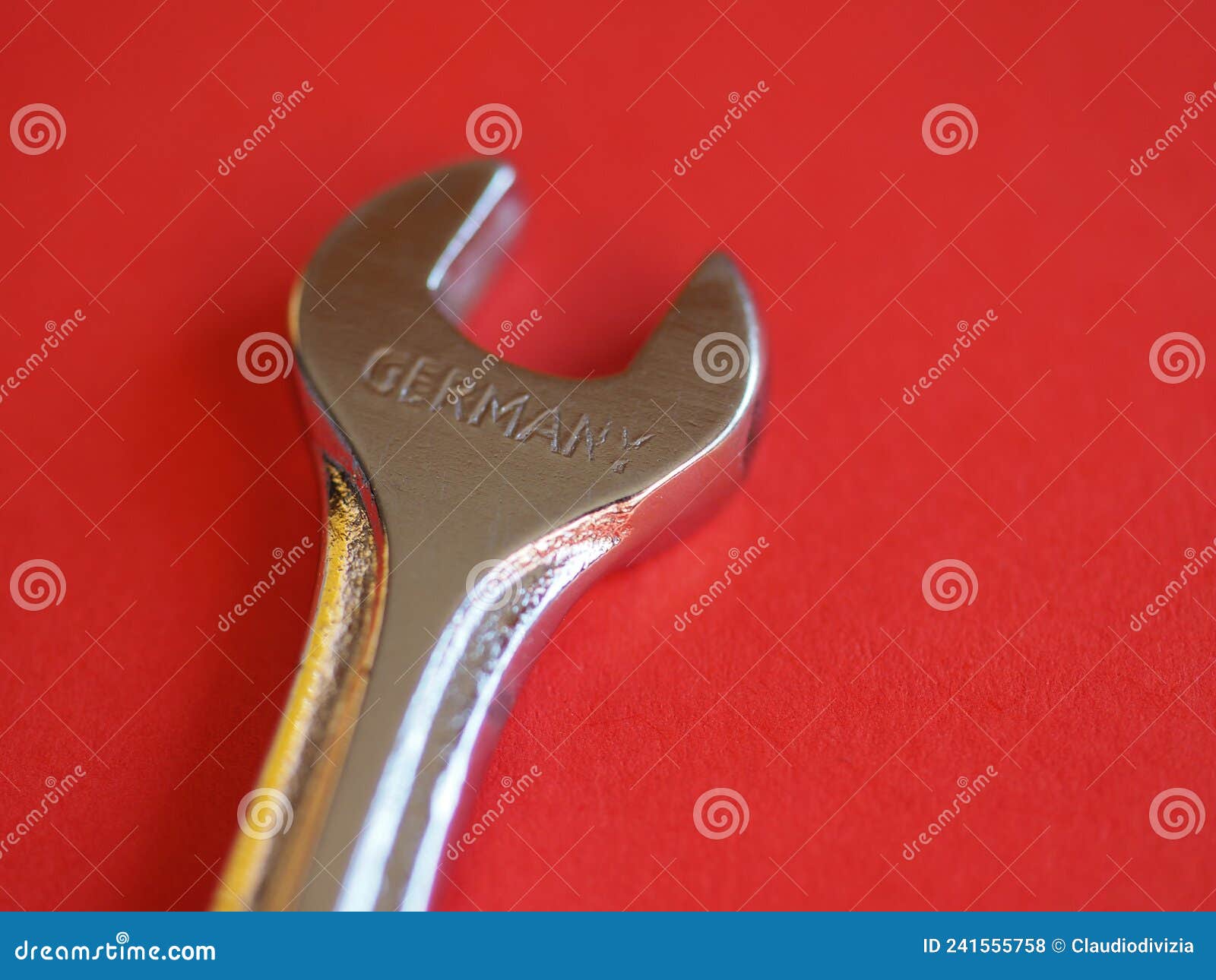 Wrench Spanner Tool Made in Germany Stock Photo - Image of steel, iron ...