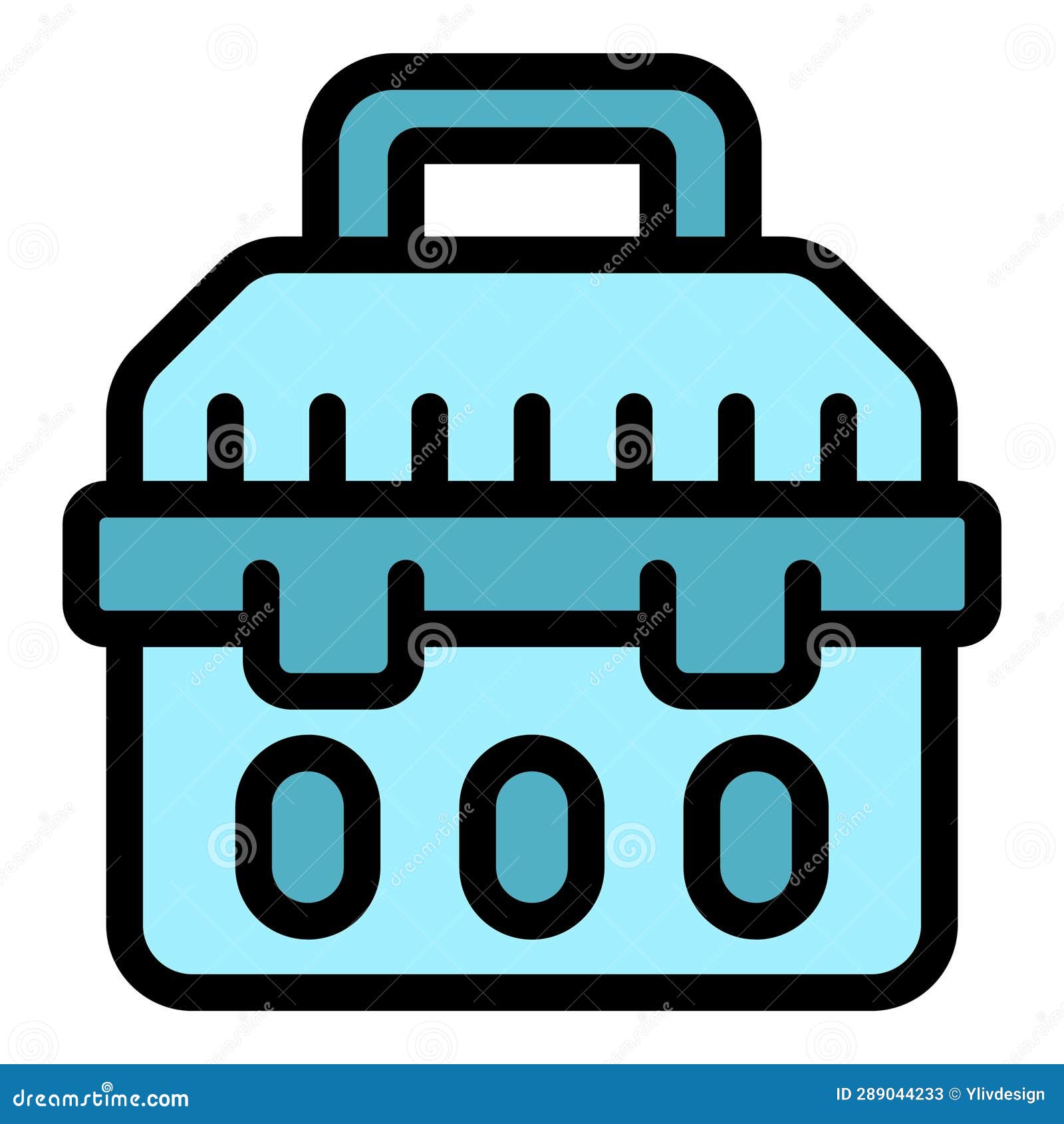 Wrench Toolbox Icon Vector Flat Stock Vector - Illustration of ...