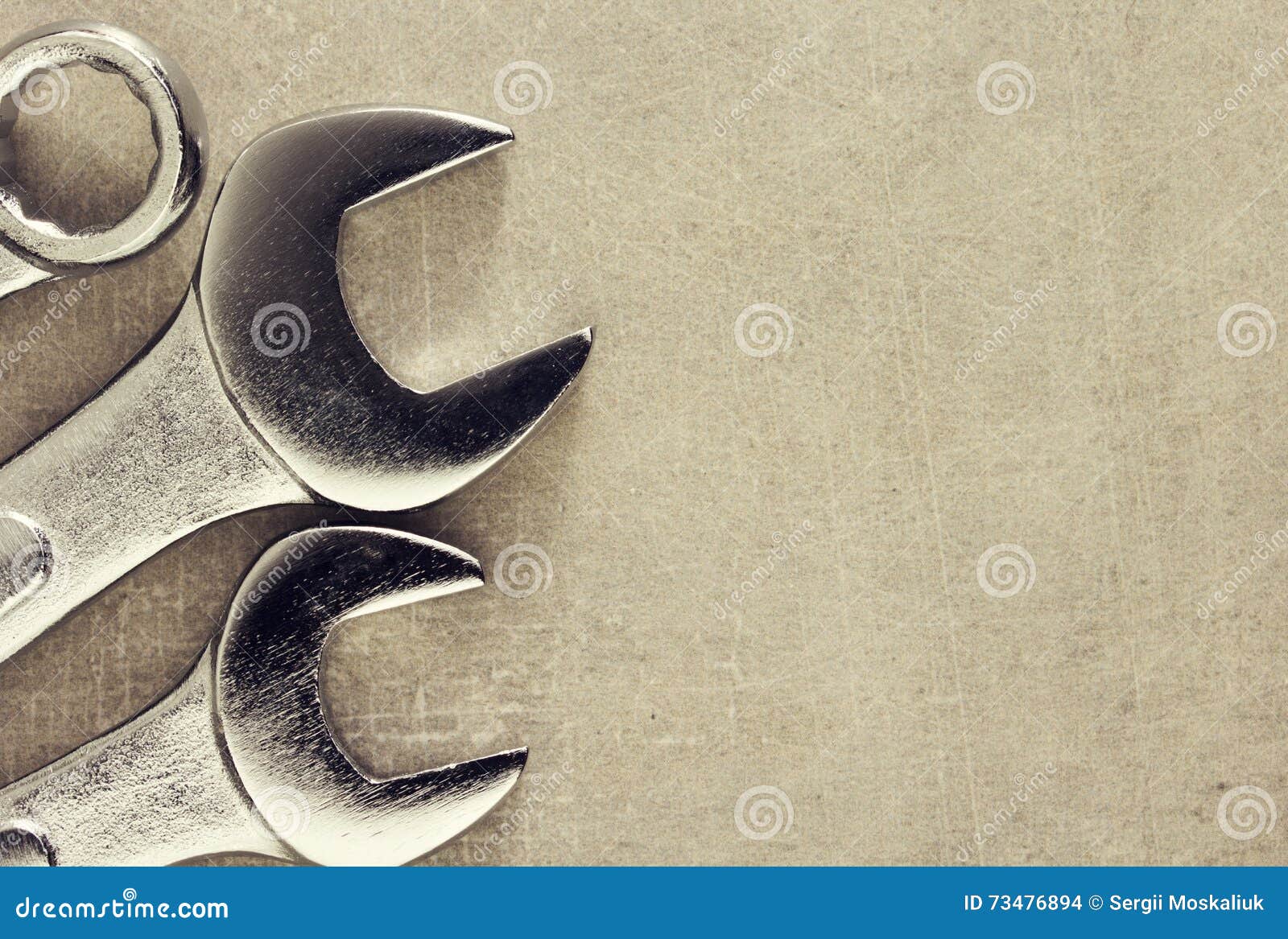 Wrench tools stock photo. Image of background, renovation - 73476894