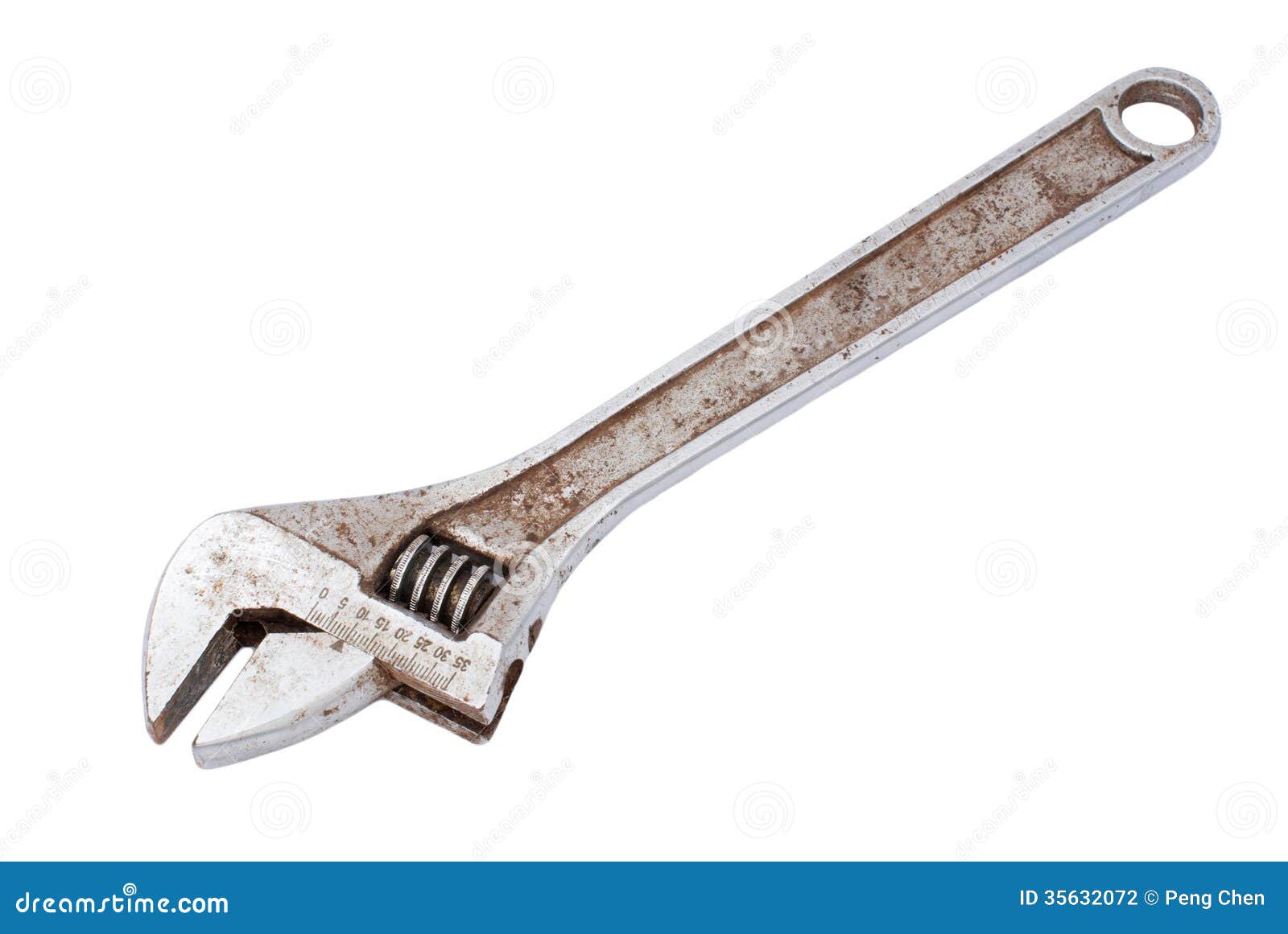 Wrench stock photo. Image of hardware, construction, industrial - 35632072