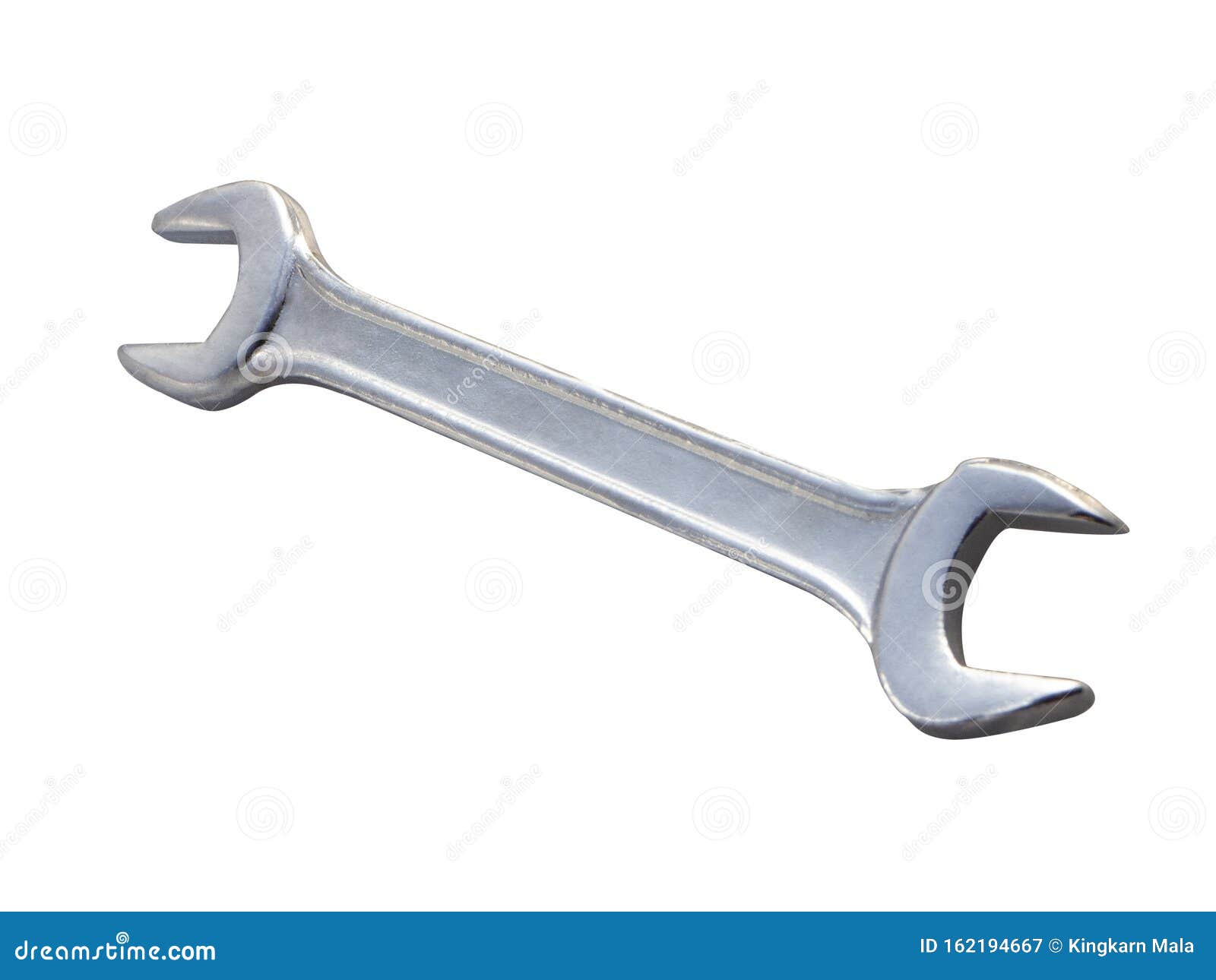 Wrench on a White Background Stock Image - Image of industry, hard ...