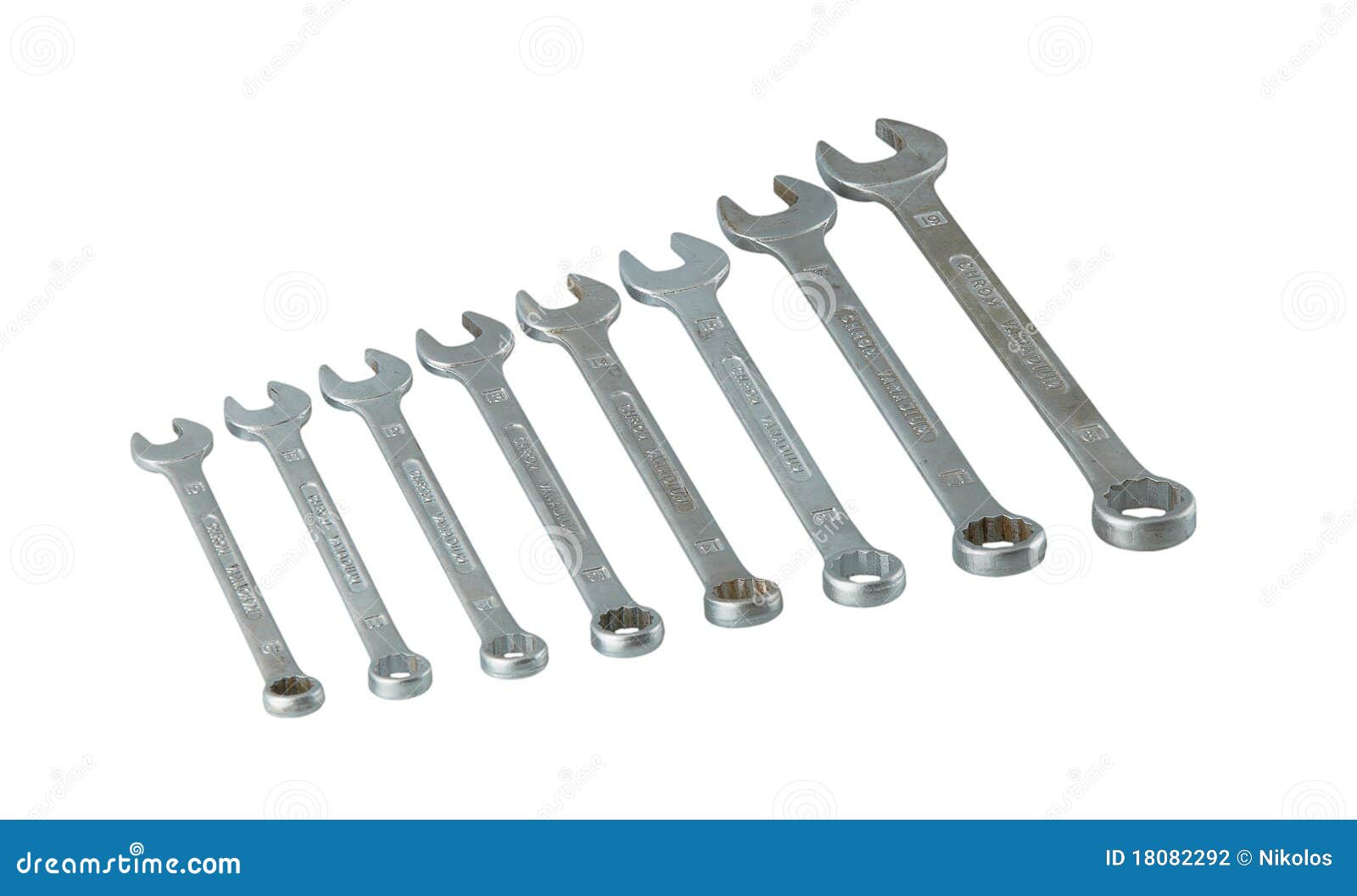 Wrenches stock photo. Image of wrench, metal, isolated - 18082292