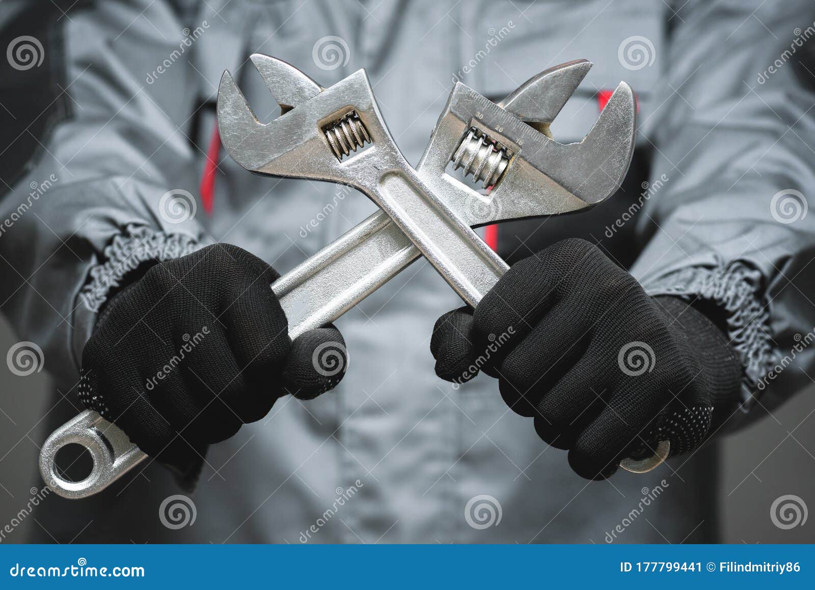 Wrenches stock image. Image of hand, repair, technician - 177799441