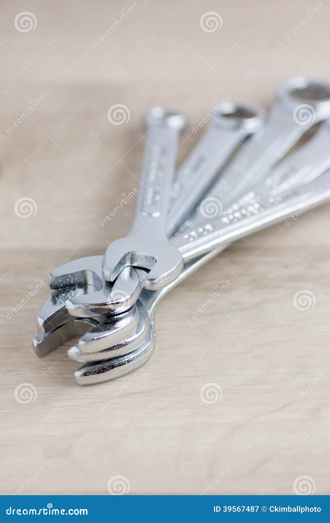 Wrenches on a work bench stock image. Image of open, tools - 39567487