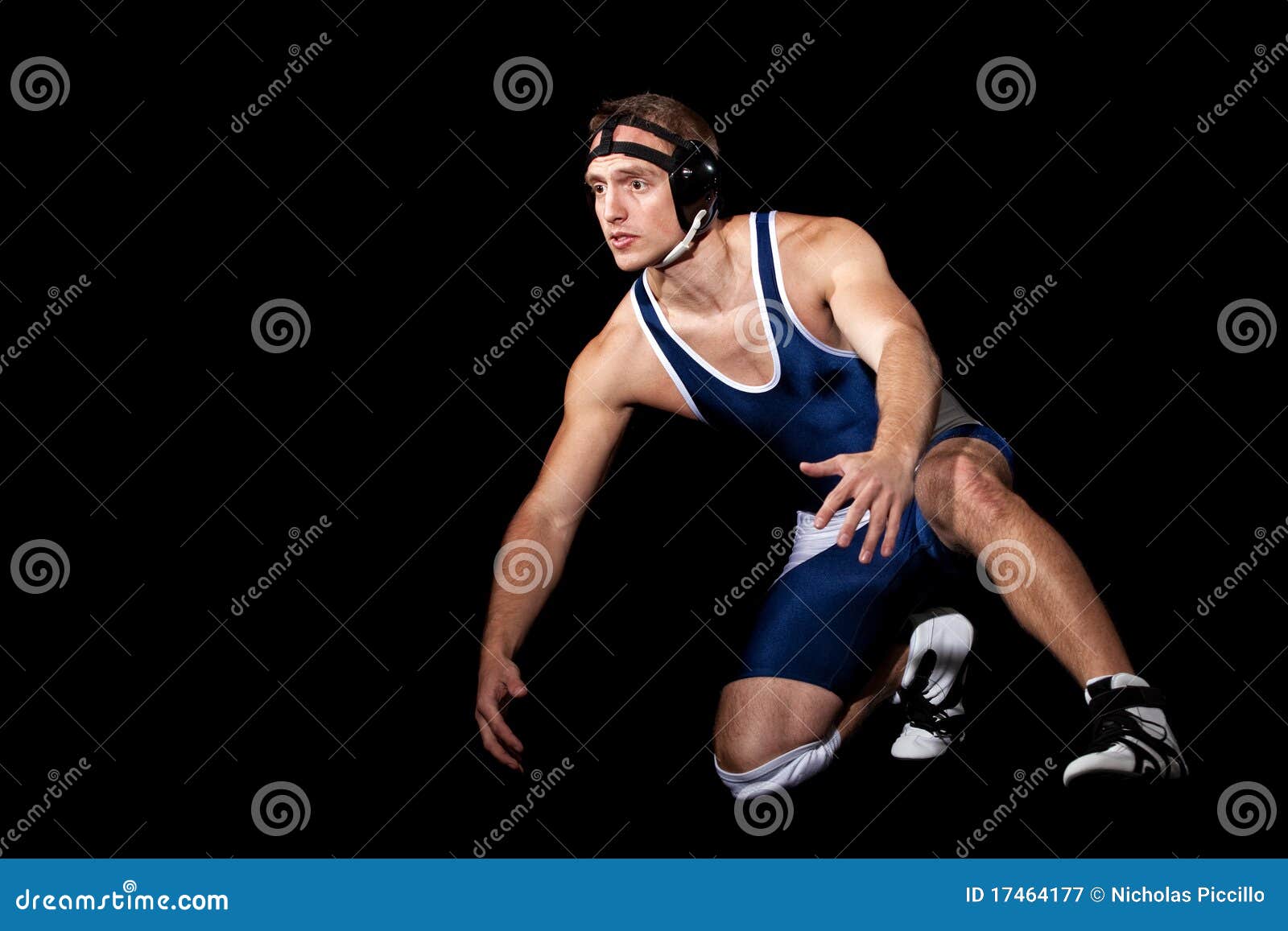 Wrestler stock image. Image of folkstyle, athletic, athlete - 17464177