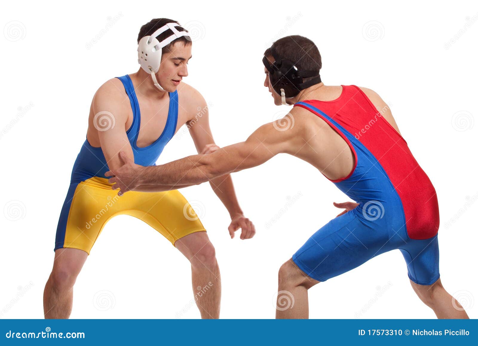 Wrestling stock photo. Image of studio, caucasian, shot - 17573310
