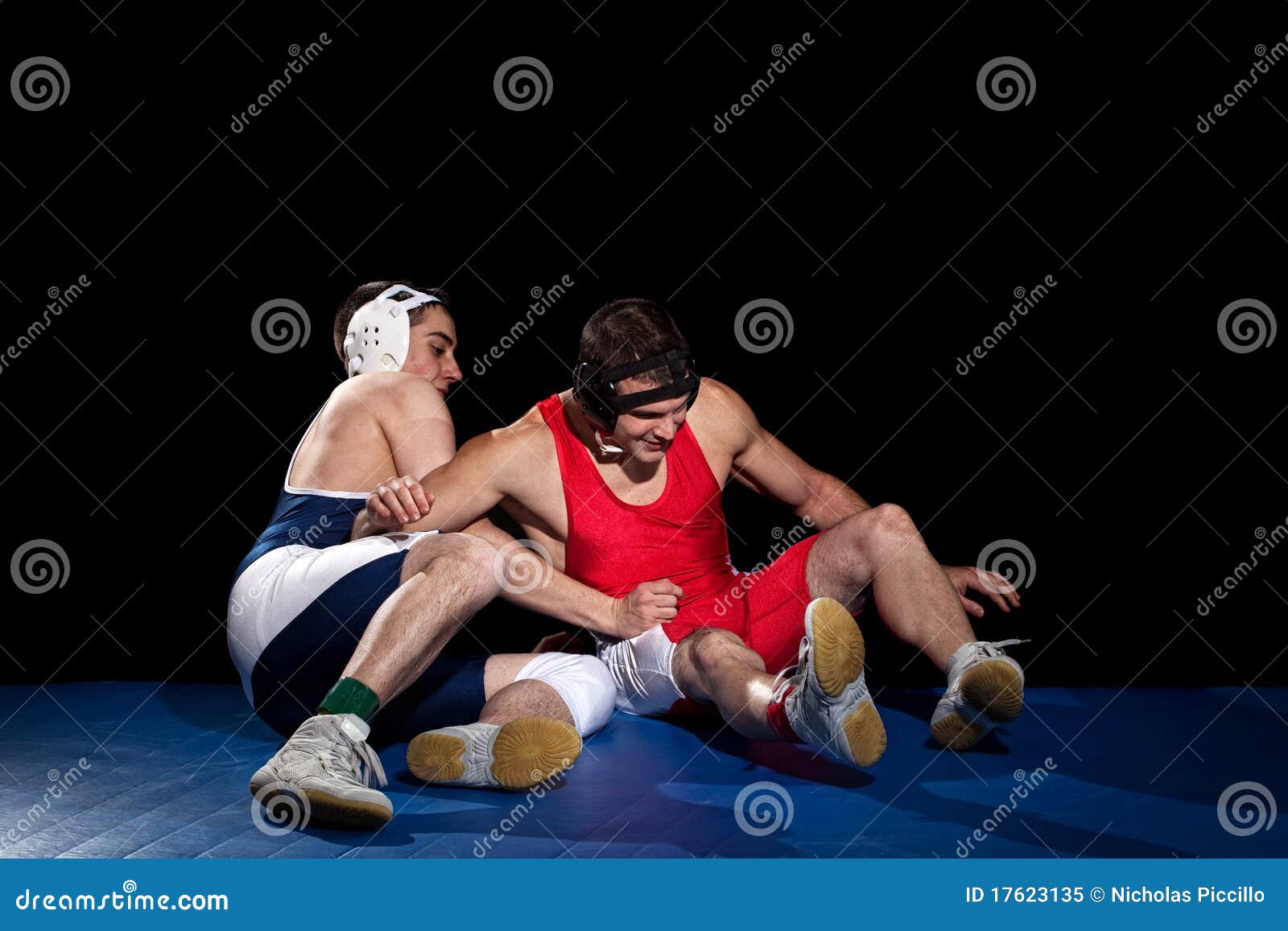 Wrestling stock image. Image of black, caucasian, athlete - 17623135